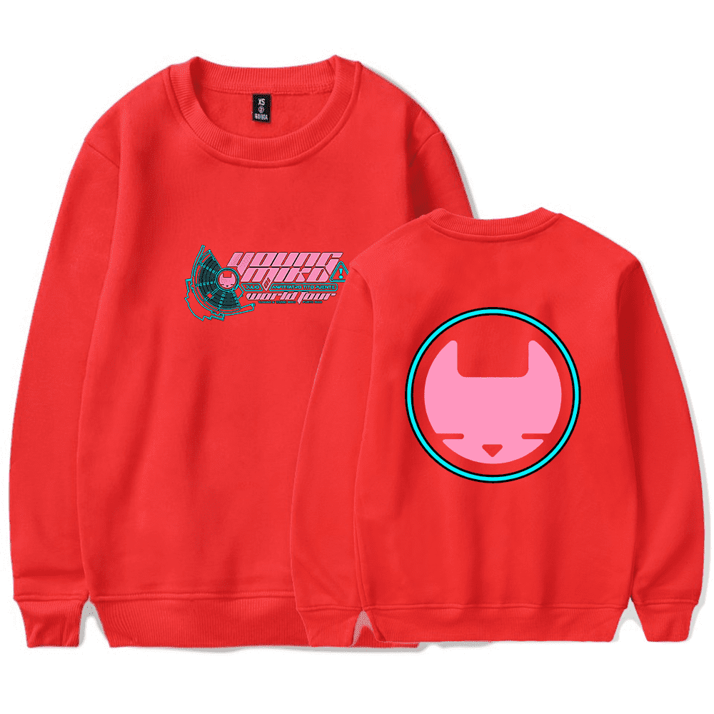 Young Miko Merch Long Sleeve Sweatshirt Hoodie Trap Kitty Logo Hoodies ...