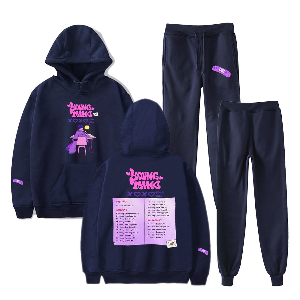 Young Miko XOXO Tour Hoodies Set Merch For Men/Women Sweatshirt Pants ...