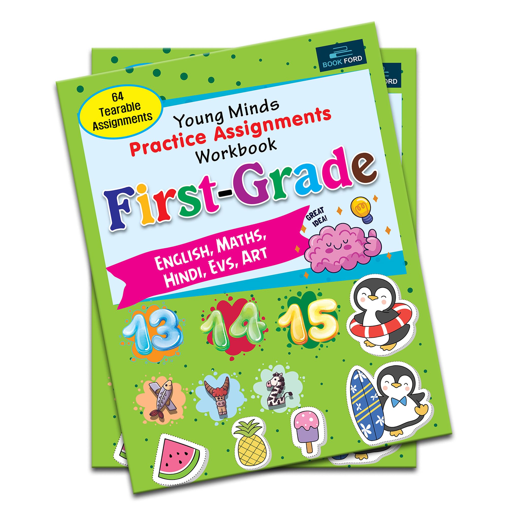 Young Minds Practice Assignments Workbook - First Grade All In 1 Books ...