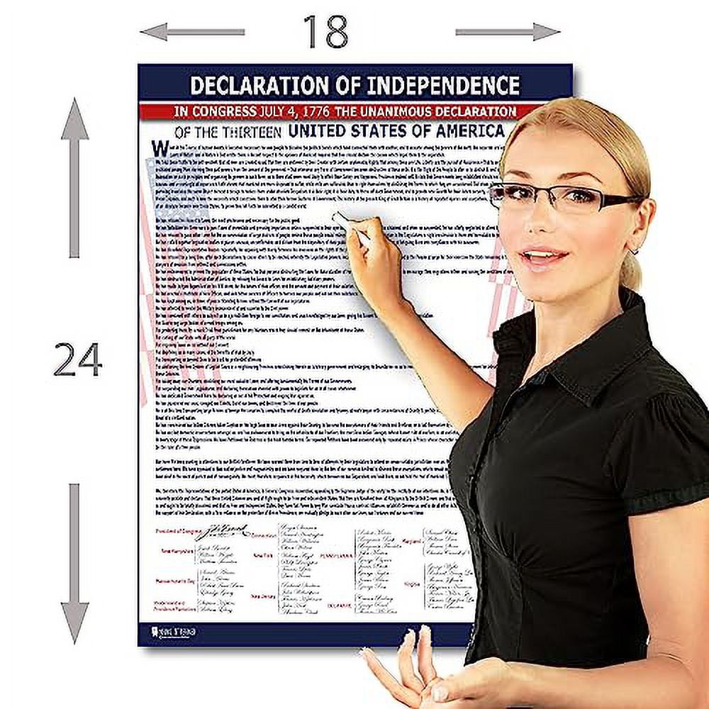 Young N Refined Declaration of Independence poster 18x24 LARGE ...