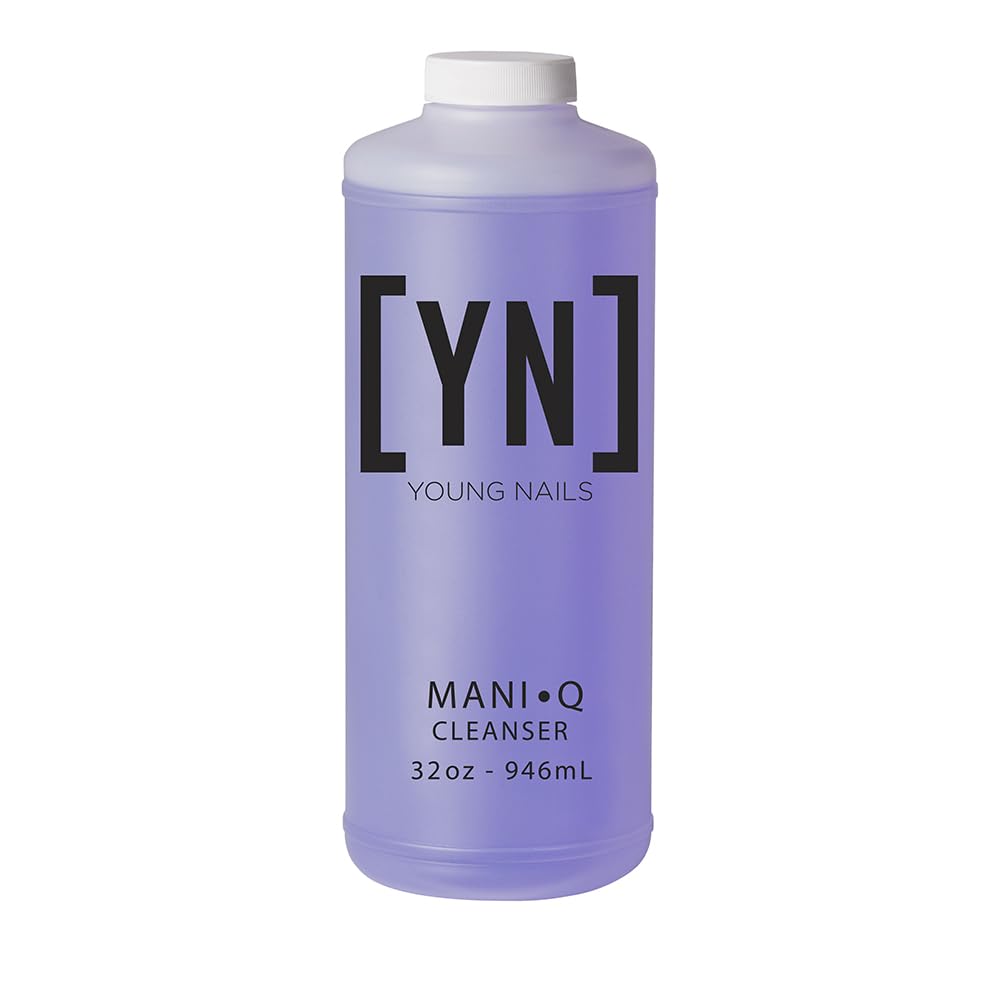 Young Nails Mani Q Gel Nail Cleanser - Nail Surface Cleanser for Gel ...