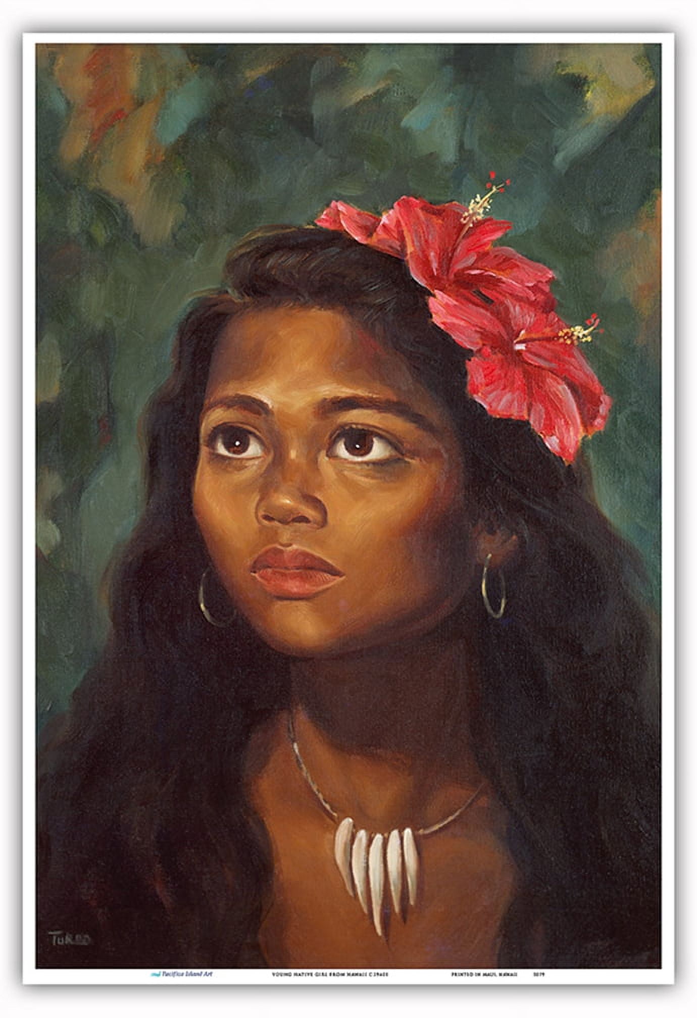Young Native Girl from Hawaii - Vintage Hawaiian Hula Dancers c.1940s ...