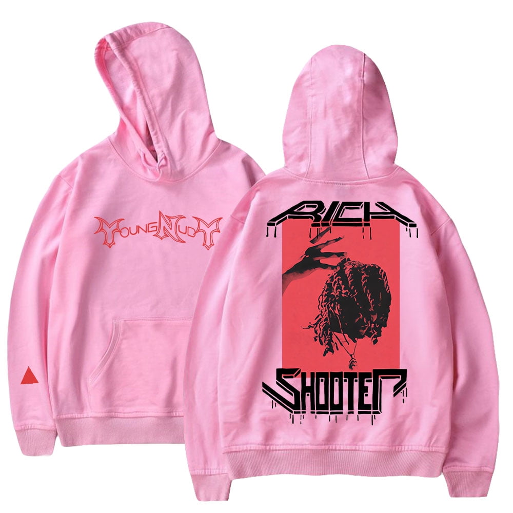 Young Nudy Rich Shooter Hoodie Rapper HipHop Hoodies Women Men Long ...