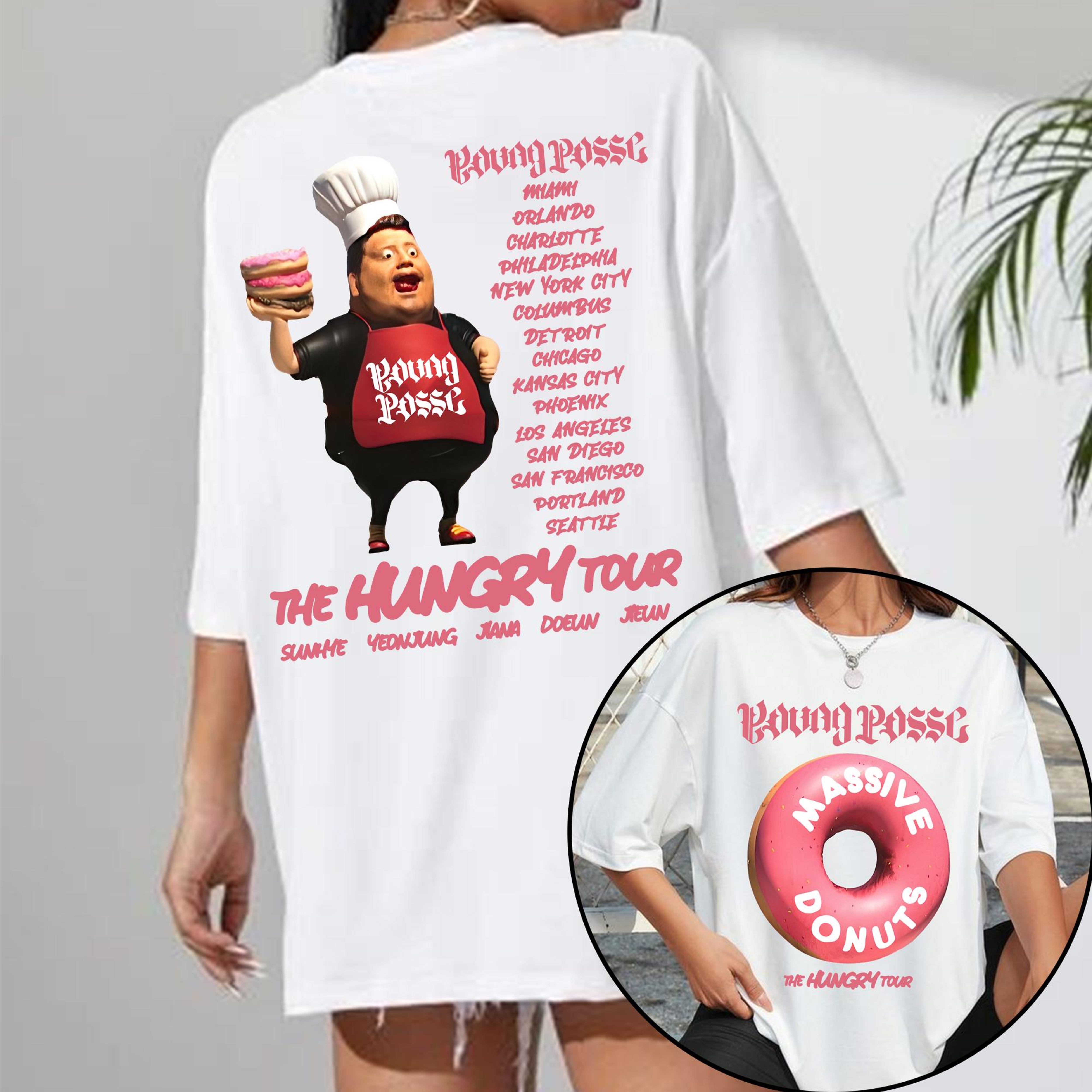 Young Posse The Hungry Tour T-Shirt, Young Posse Ate That Album Shirt ...