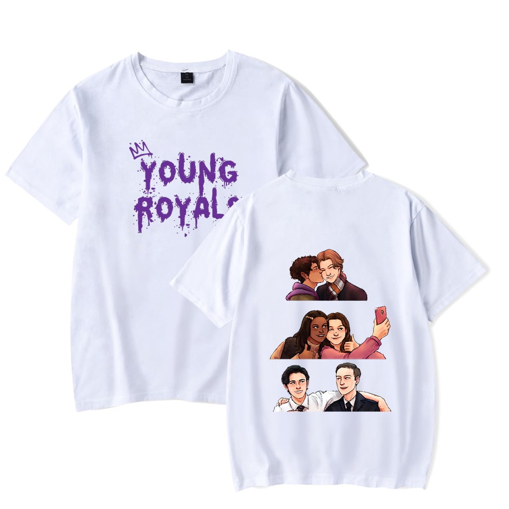Young Royals Merch Movie T-shirt Short Sleeve Women Men Summer Tee Top ...