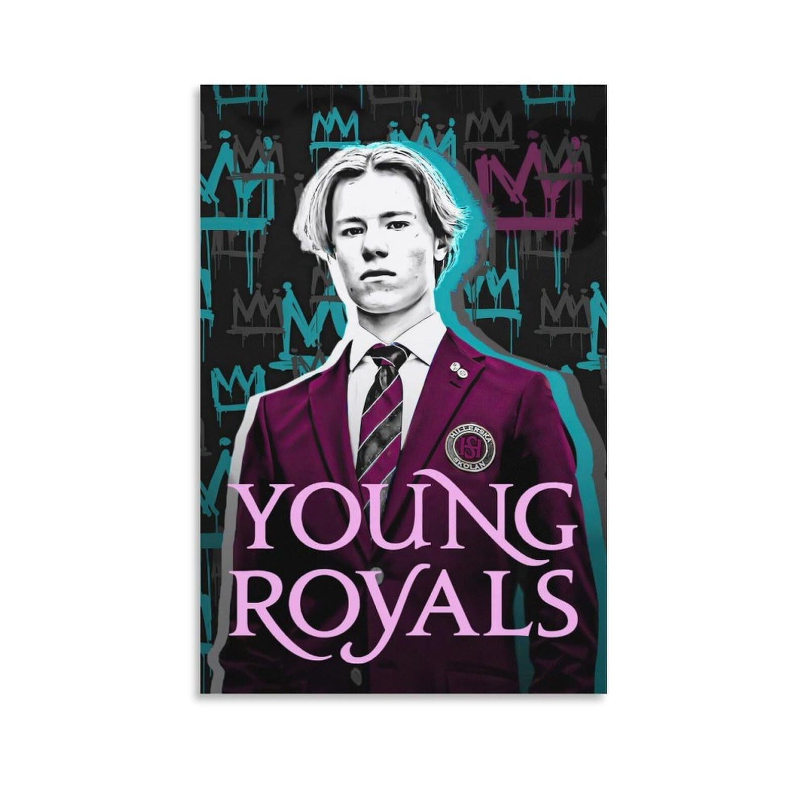 Young Royals Movie Poster Artworks Canvas Poster Room Aesthetic Wall ...