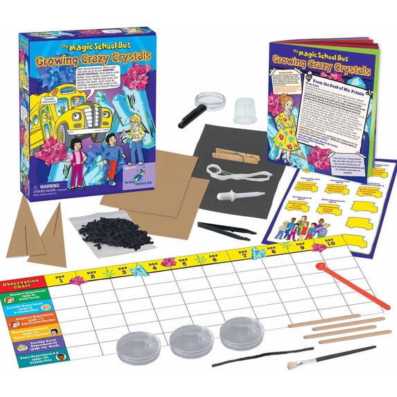 Young Scientist Club The Magic School Bus Grow Crazy Crystals - Walmart.com