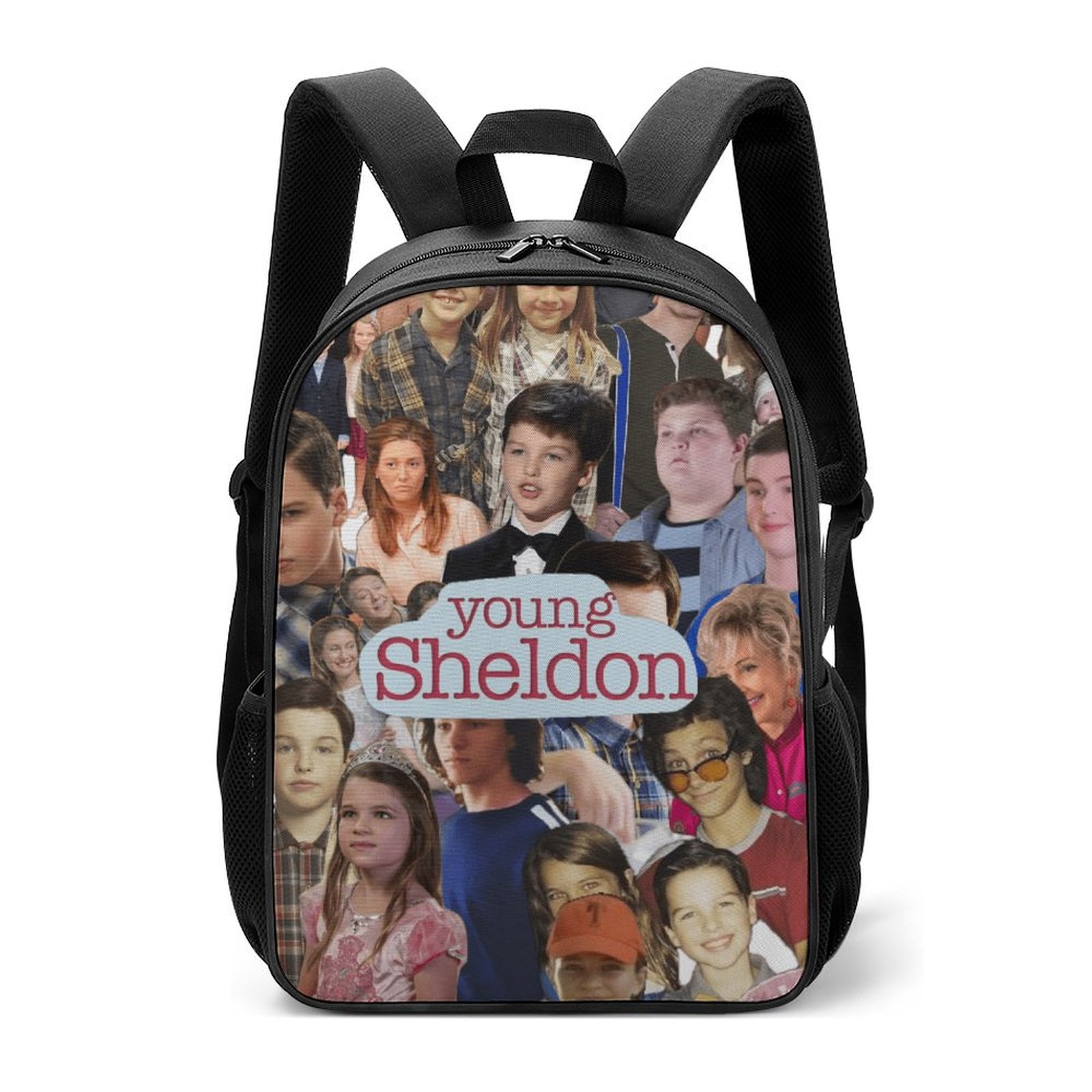 Young Sheldon Animated School Bag Casual Adjustable Backpack Daypack ...