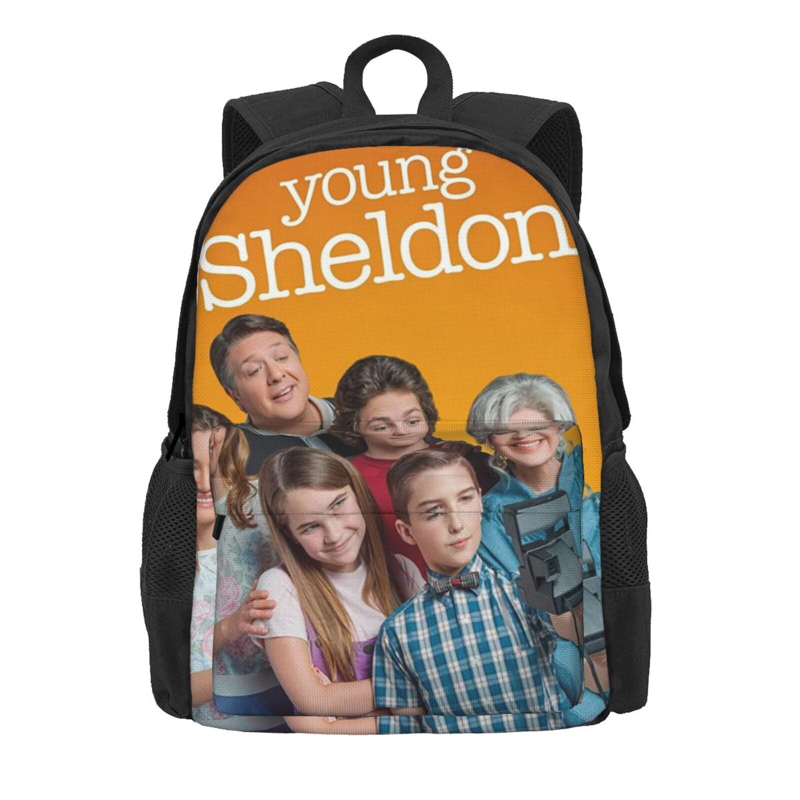 Young Sheldon Family Backpack Adjustable Daypack Large Capacity School ...