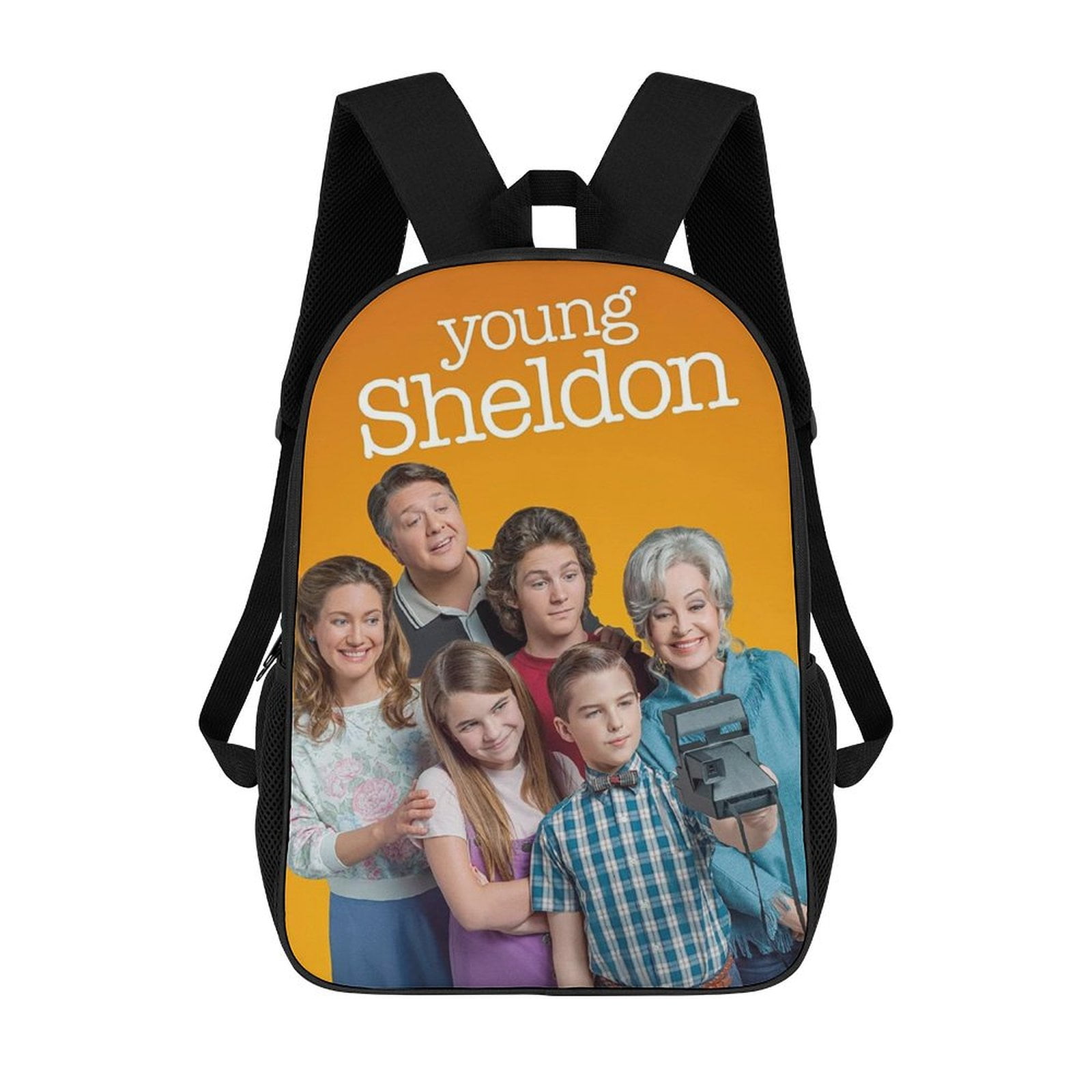 Young Sheldon Family Backpack Casual Daypack School Bag Satchel Bookbag ...