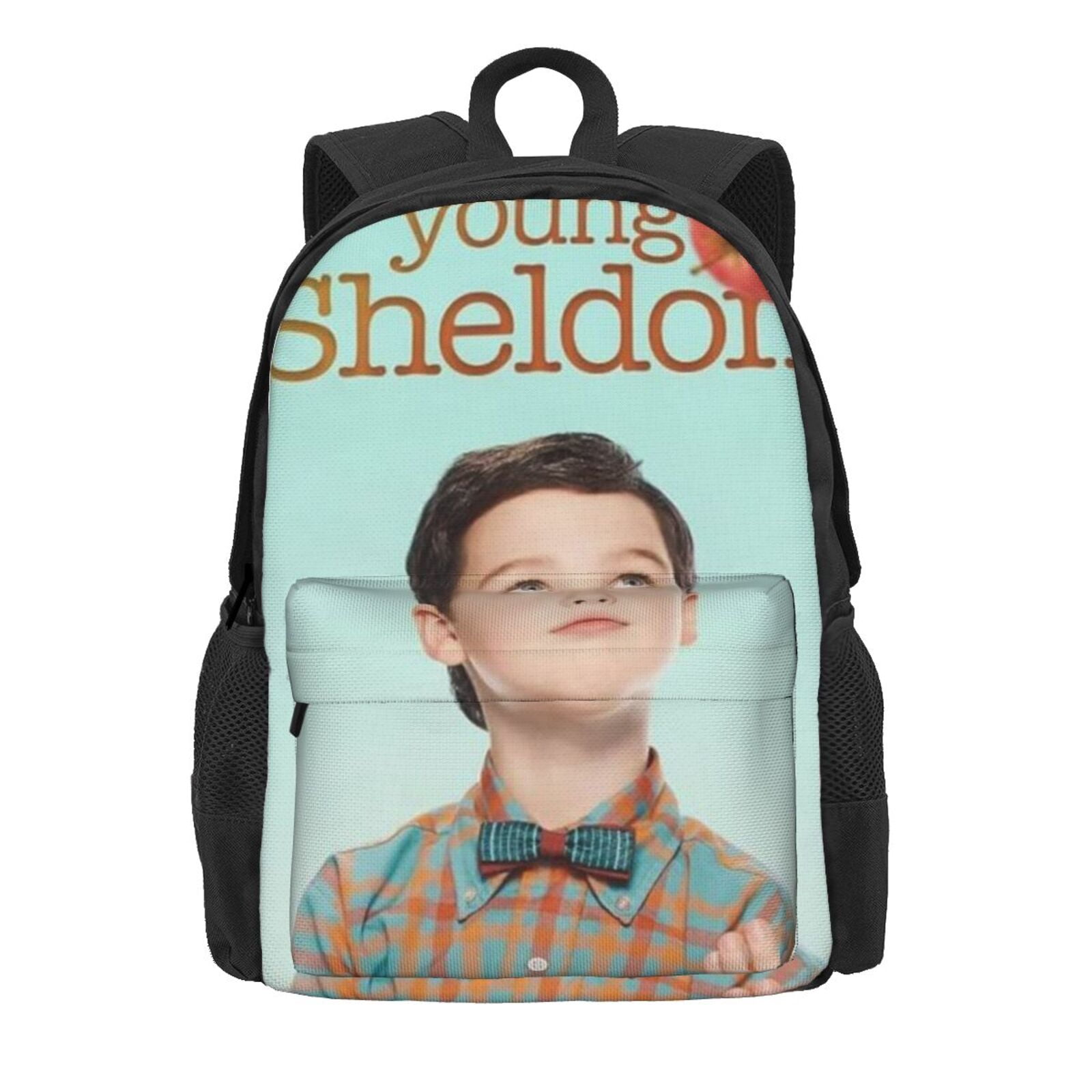 Young Sheldon Funny Backpack Adjustable Daypack Large Capacity School ...