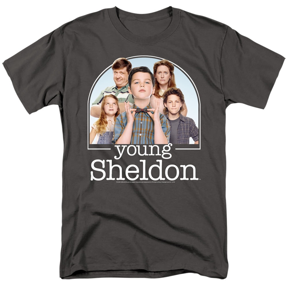 Young Sheldon Group Licensed Unisex Adult Graphic Tees T-Shirt for Men ...