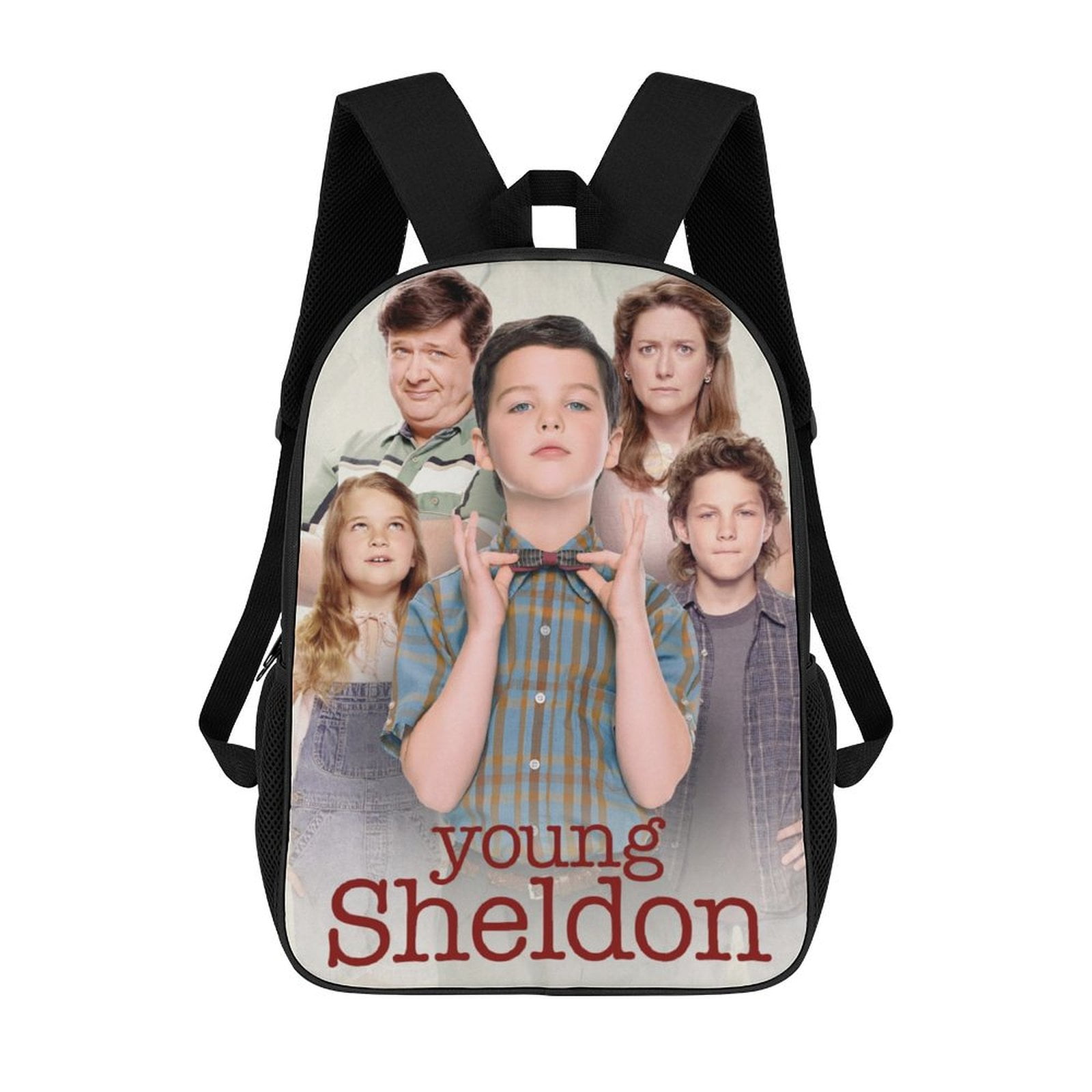 Young Sheldon Poster Backpack Casual Daypack School Bag Satchel Bookbag ...