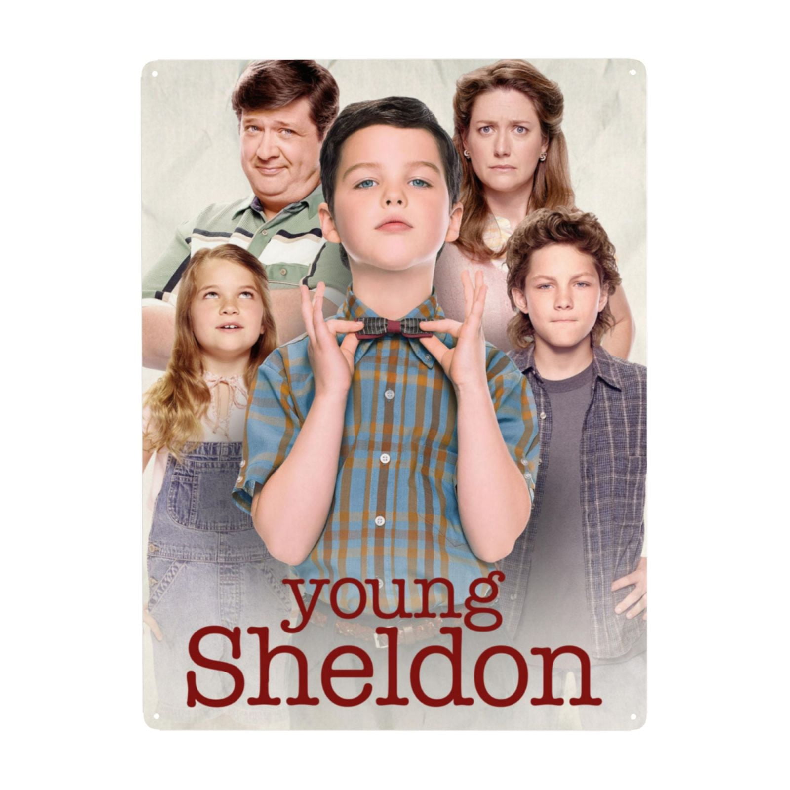 Young Sheldon Poster Metal Sign Decor 30x40cm Wall Art Sign for Home ...
