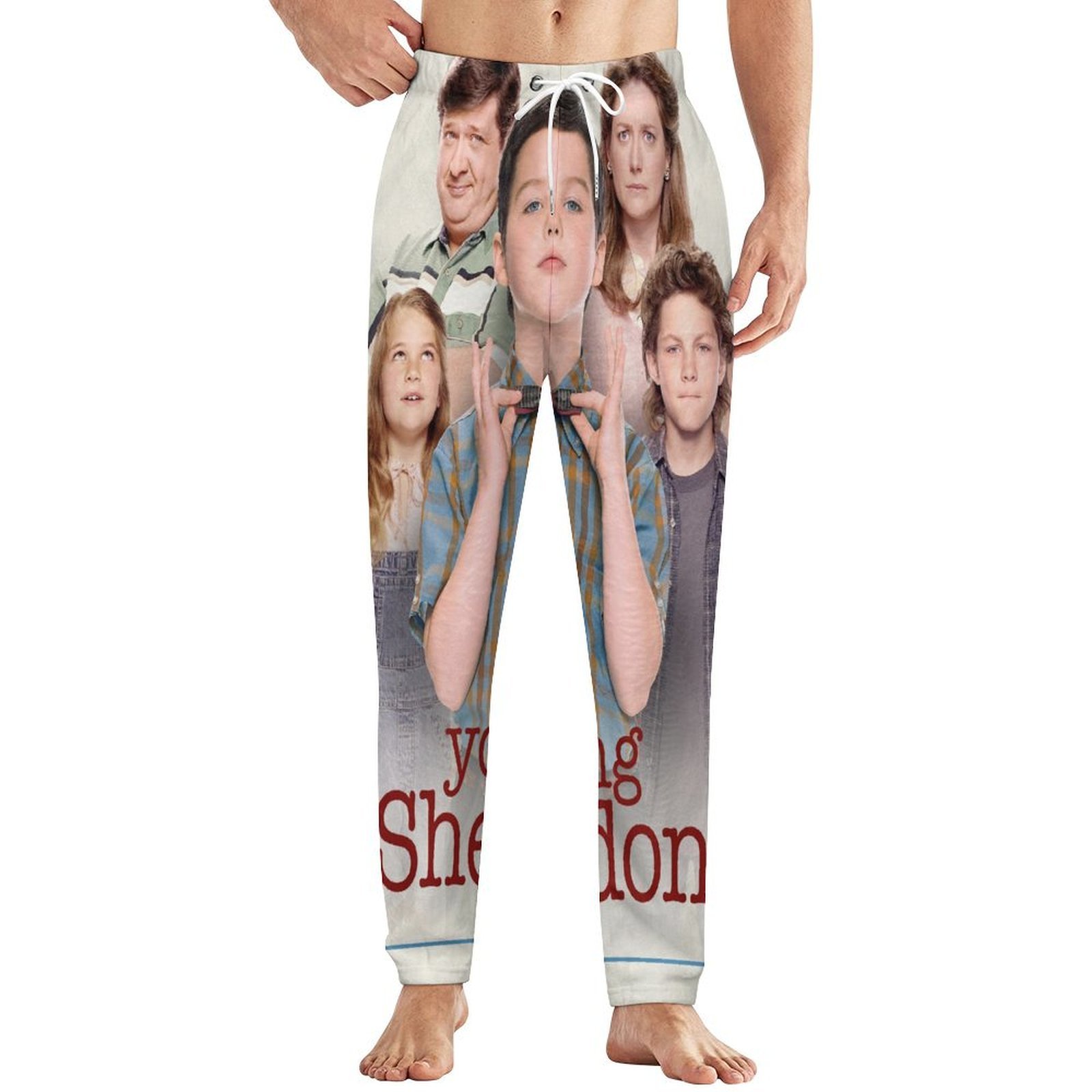 Young Sheldon Poster Plush Men's Pajama Pants Bottoms Fashion Loose ...