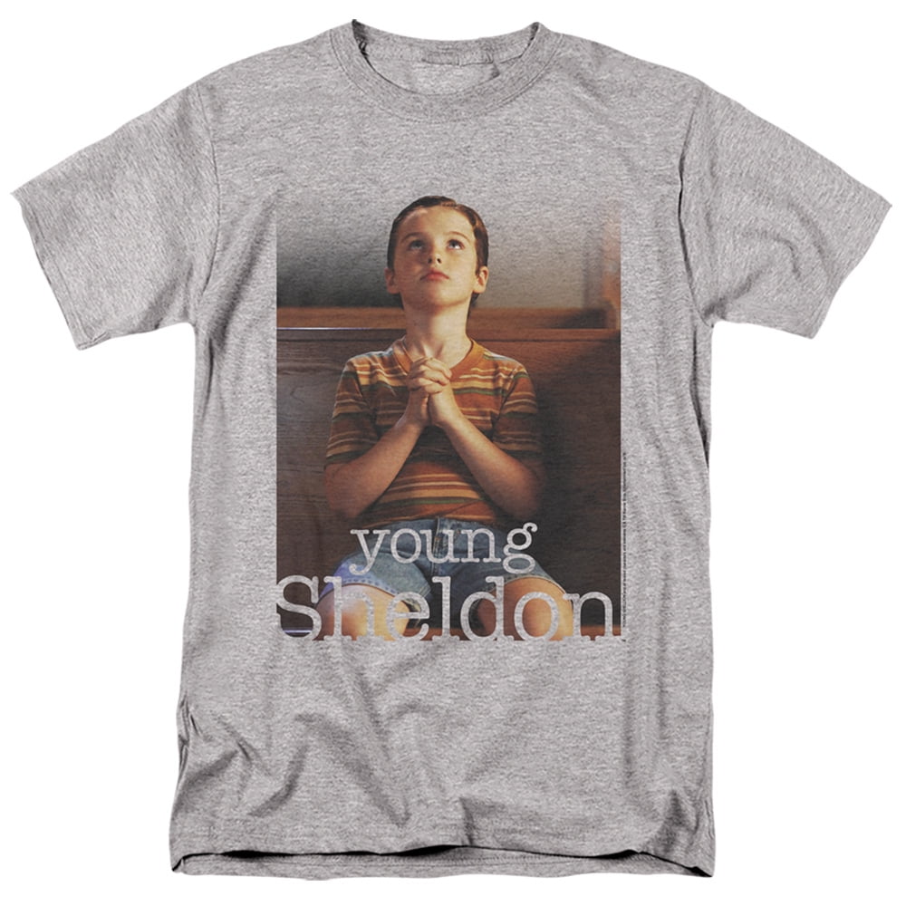 Young Sheldon Praying Unisex Adult T Shirt For Men And Women - Walmart.com