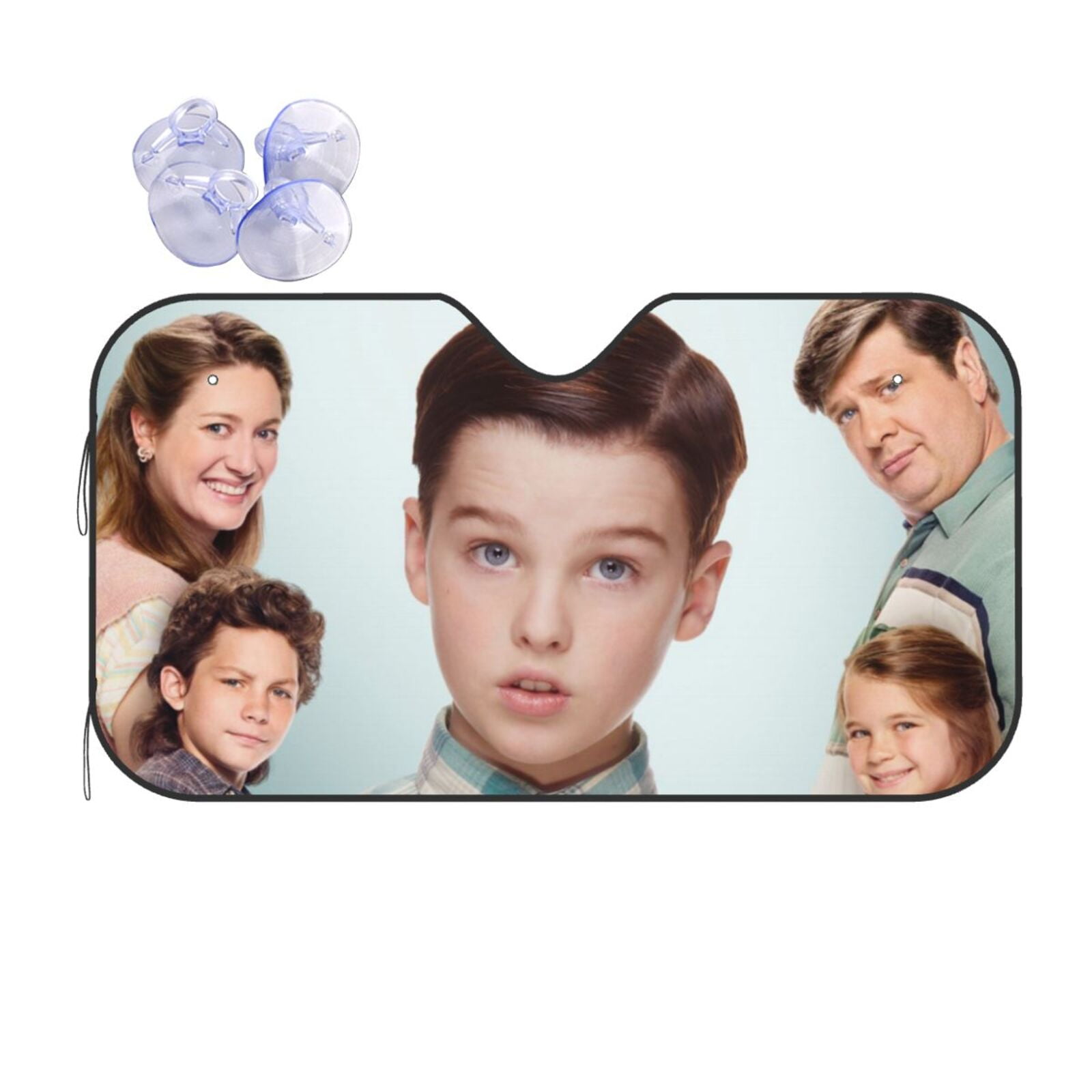 Young Sheldon Season Car Sunshade Accessories Automotive Front Window ...