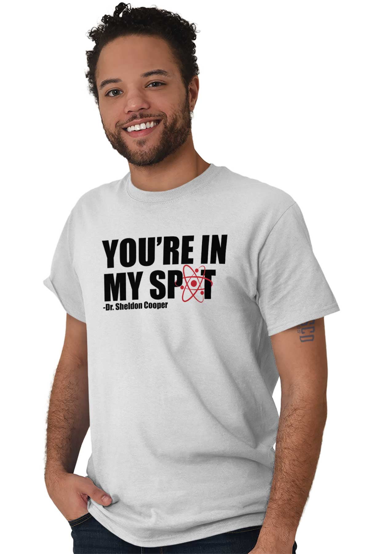 Young Sheldon Short Sleeve T-Shirt Tees Tshirts You're In My Spot Nerd ...