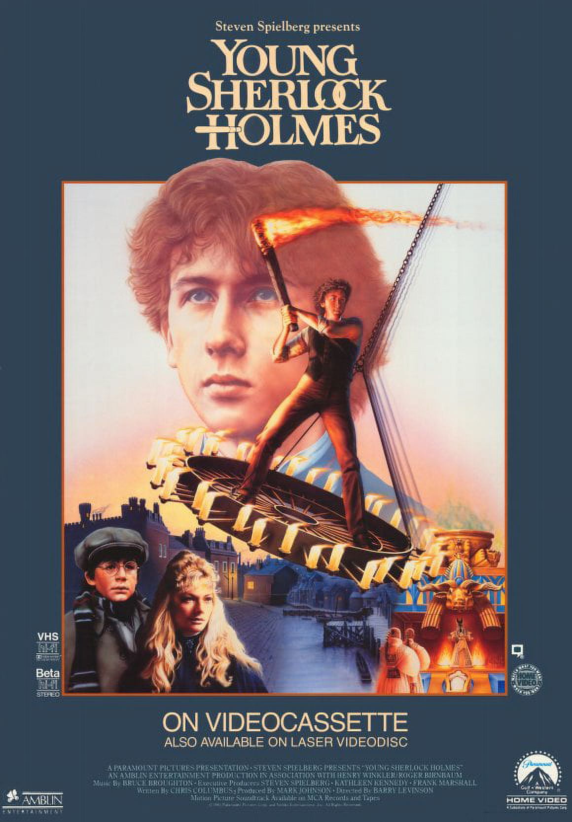Young Sherlock Holmes - movie POSTER (Style C) (11" x 17") (1985 ...