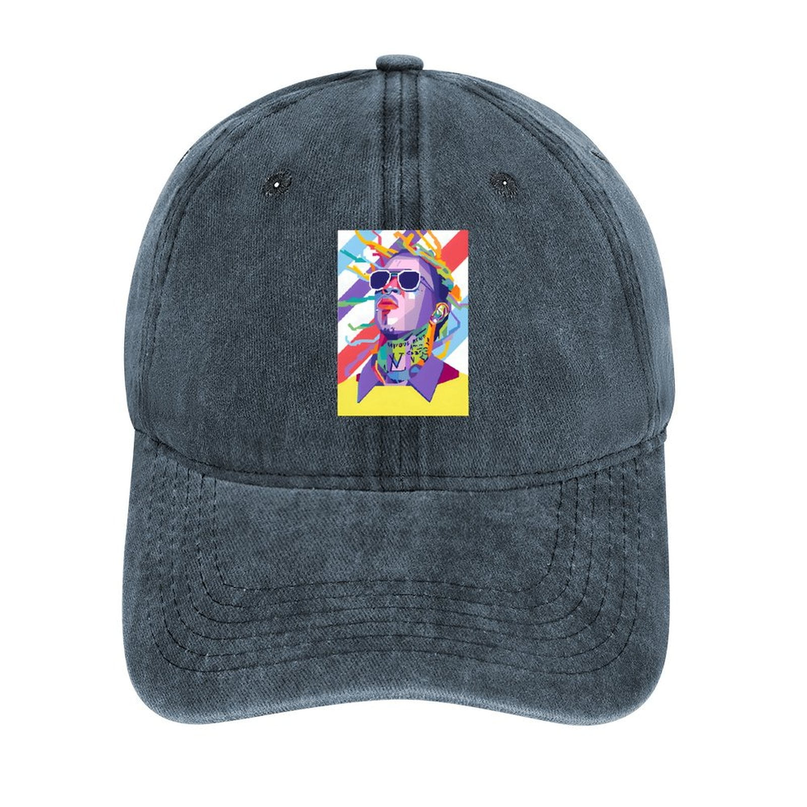 Young Thug Snazzy Navy Cowboy Mesh Baseball Cap Adjustable Strap for ...