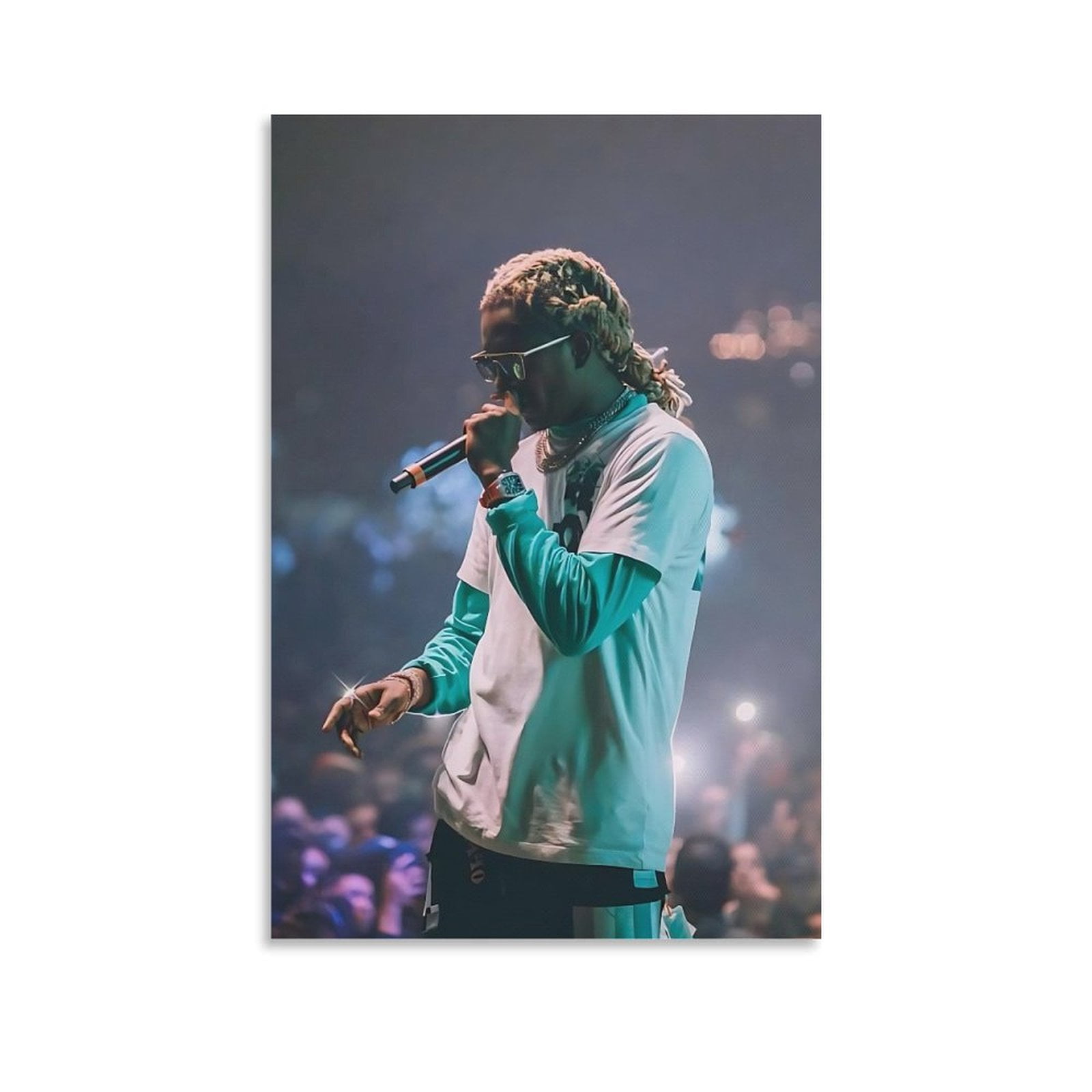 Young Thug1 RAPPER Art Singer Poster Posters Wall Art Painting Canvas ...