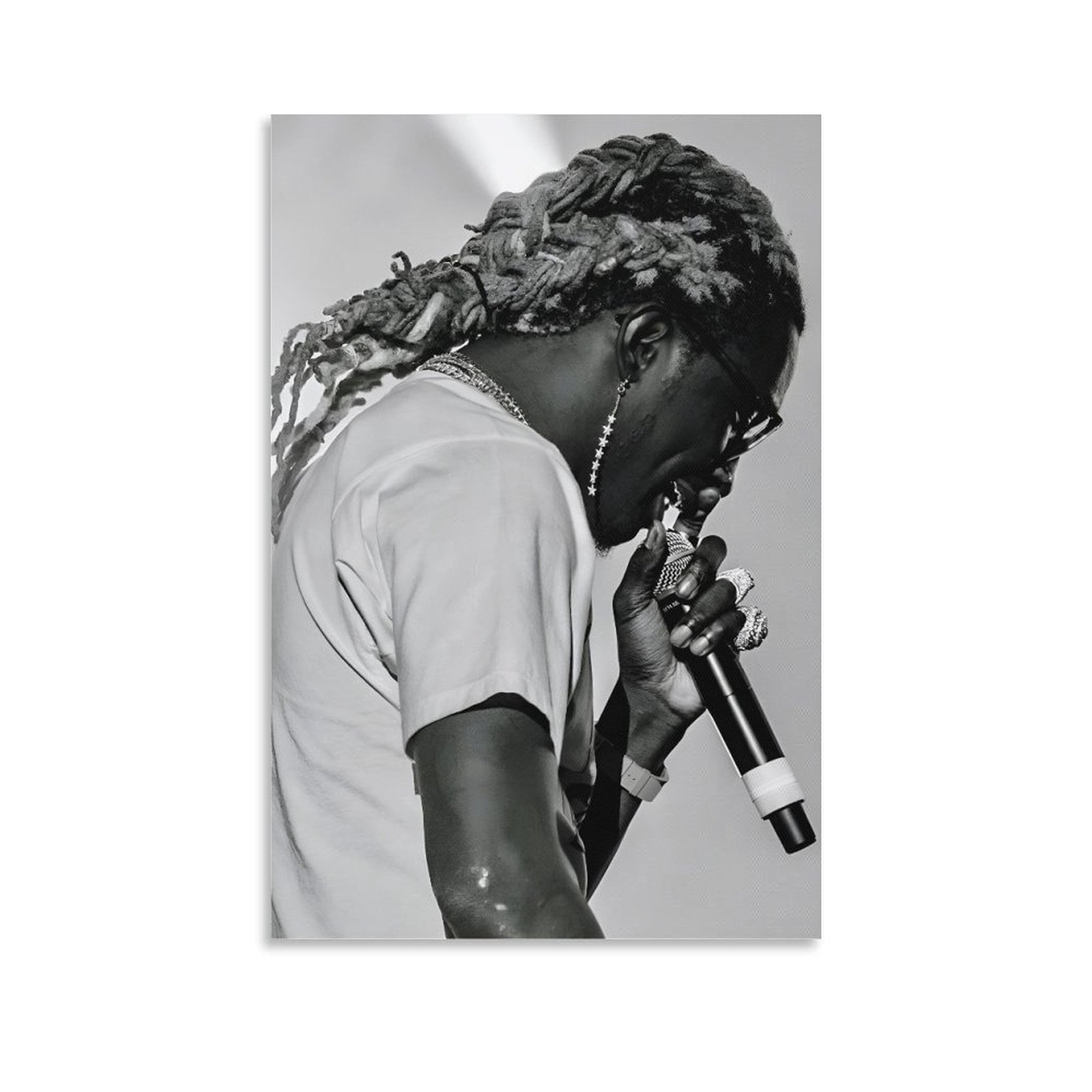 Young Thug1 RAPPER Art Young Singer Posters Canvas Poster Wall Art ...
