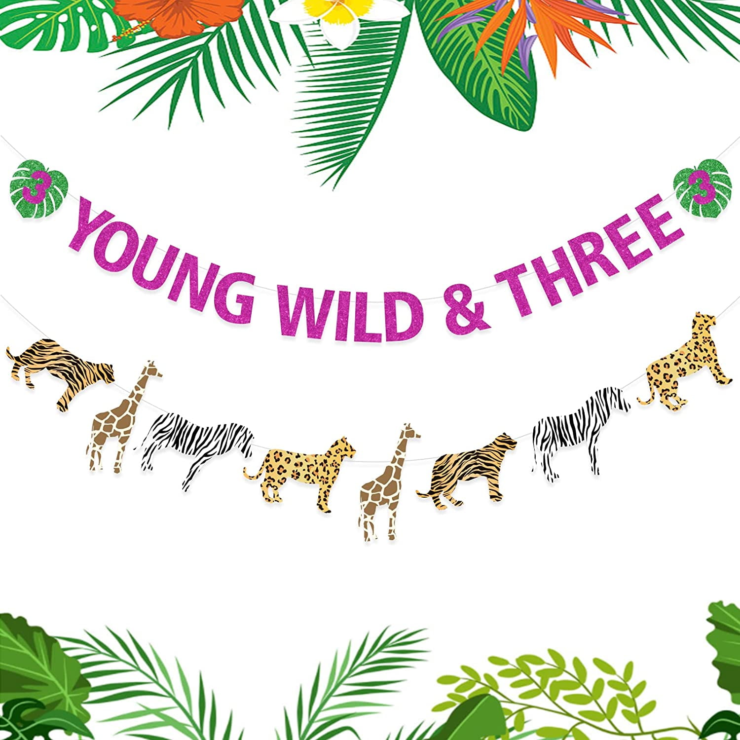 Young Wild and Three Birthday Decorations for Girls - Young Wild ...