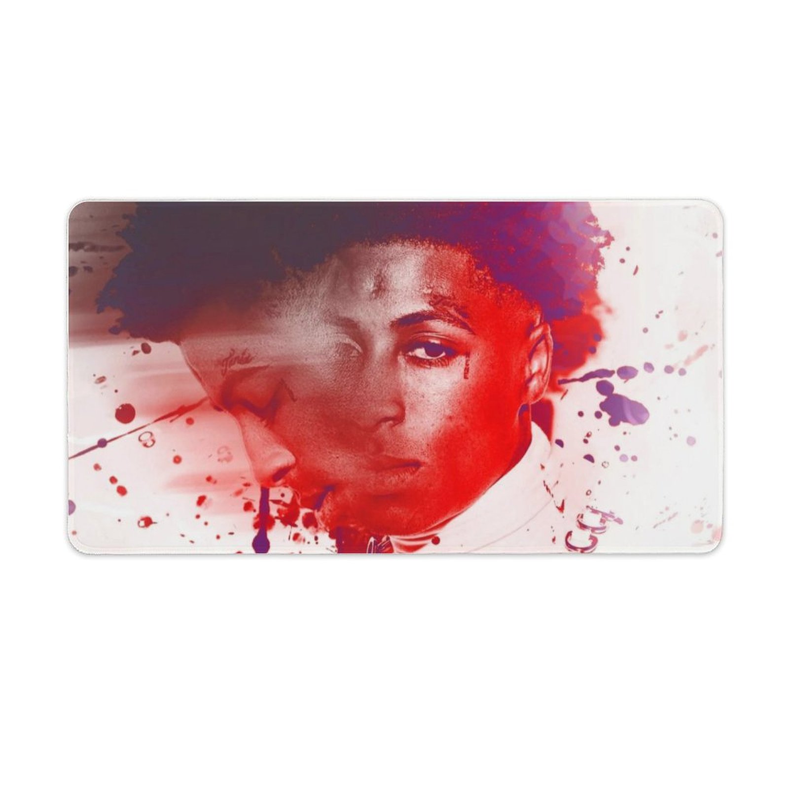 YoungBoy Never Broke Again Colors Mouse Pad Extended Gaming No-sliped Large Desk Mat Stitched ...
