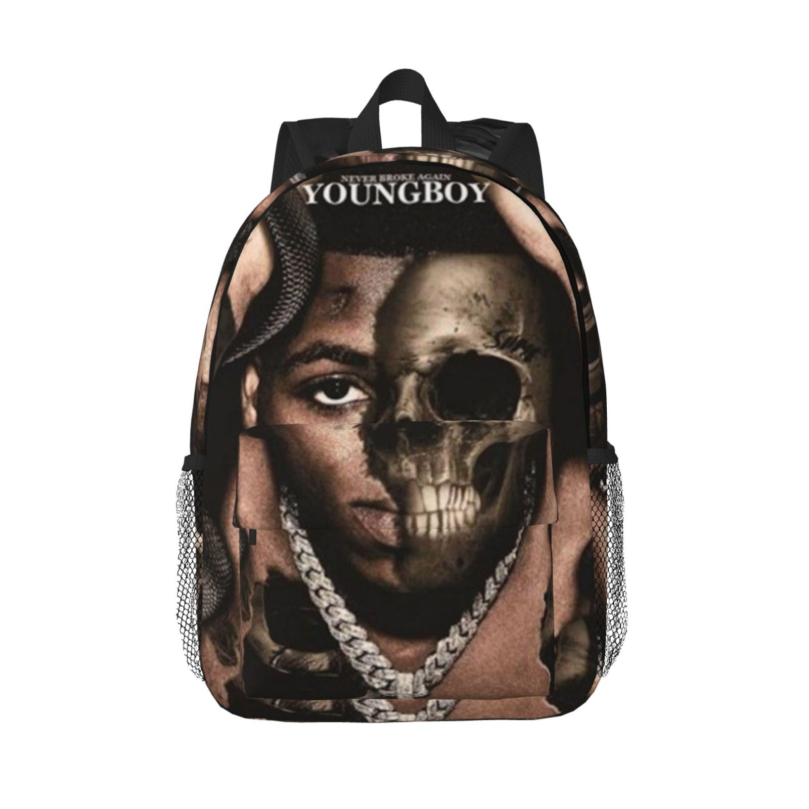 YoungBoy Never Broke Again Lip Top Backpack Shoulders Schoolbag ...