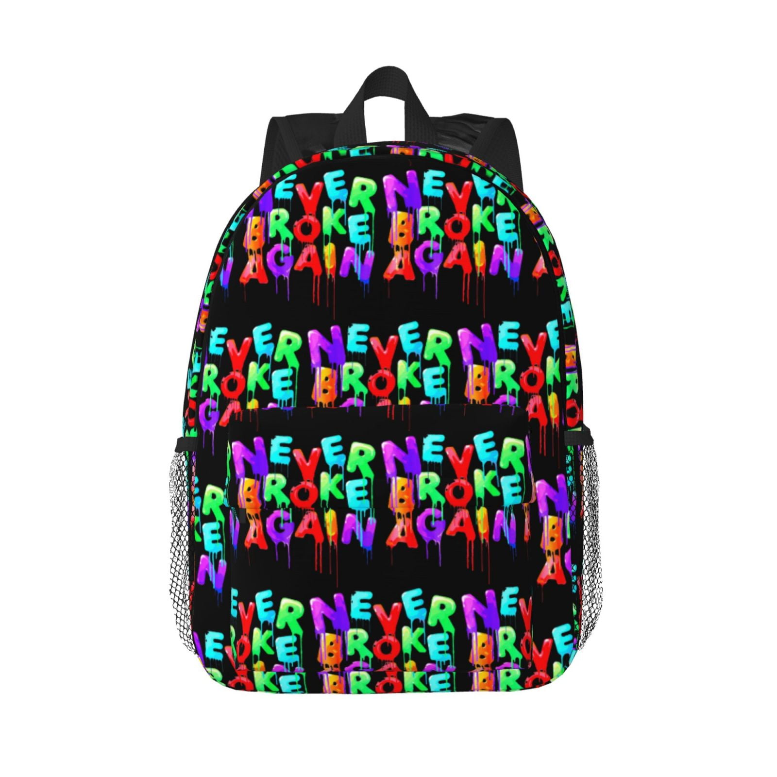 YoungBoy Never Broke Again Logo Backpack Shoulders Schoolbag Bookbags ...