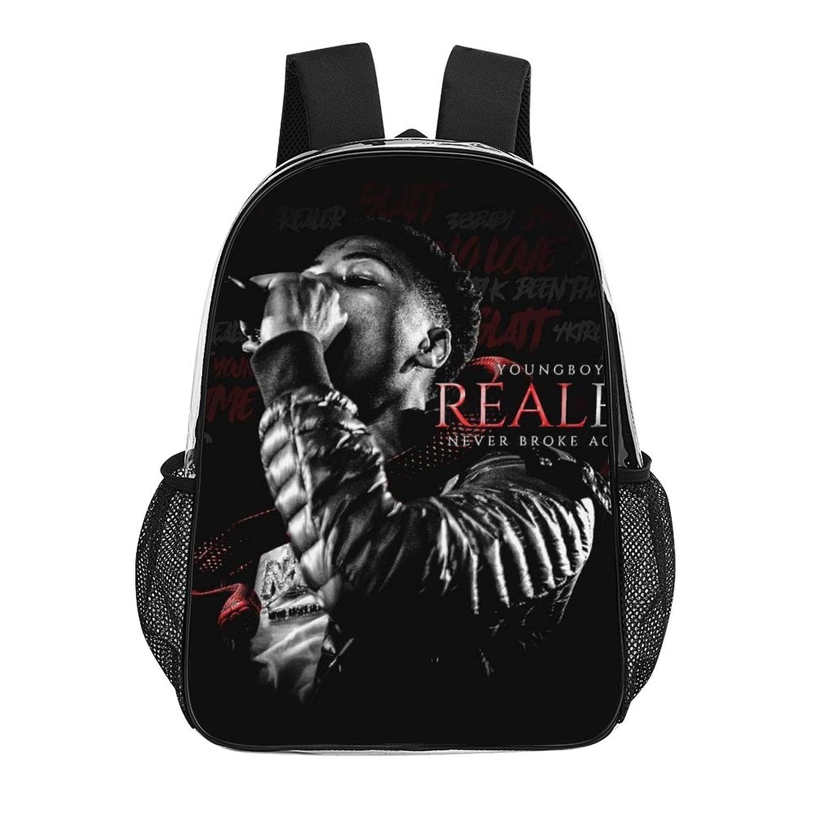 YoungBoy Never Broke Again Singer Clear Backpack Transparent Bag 17 ...
