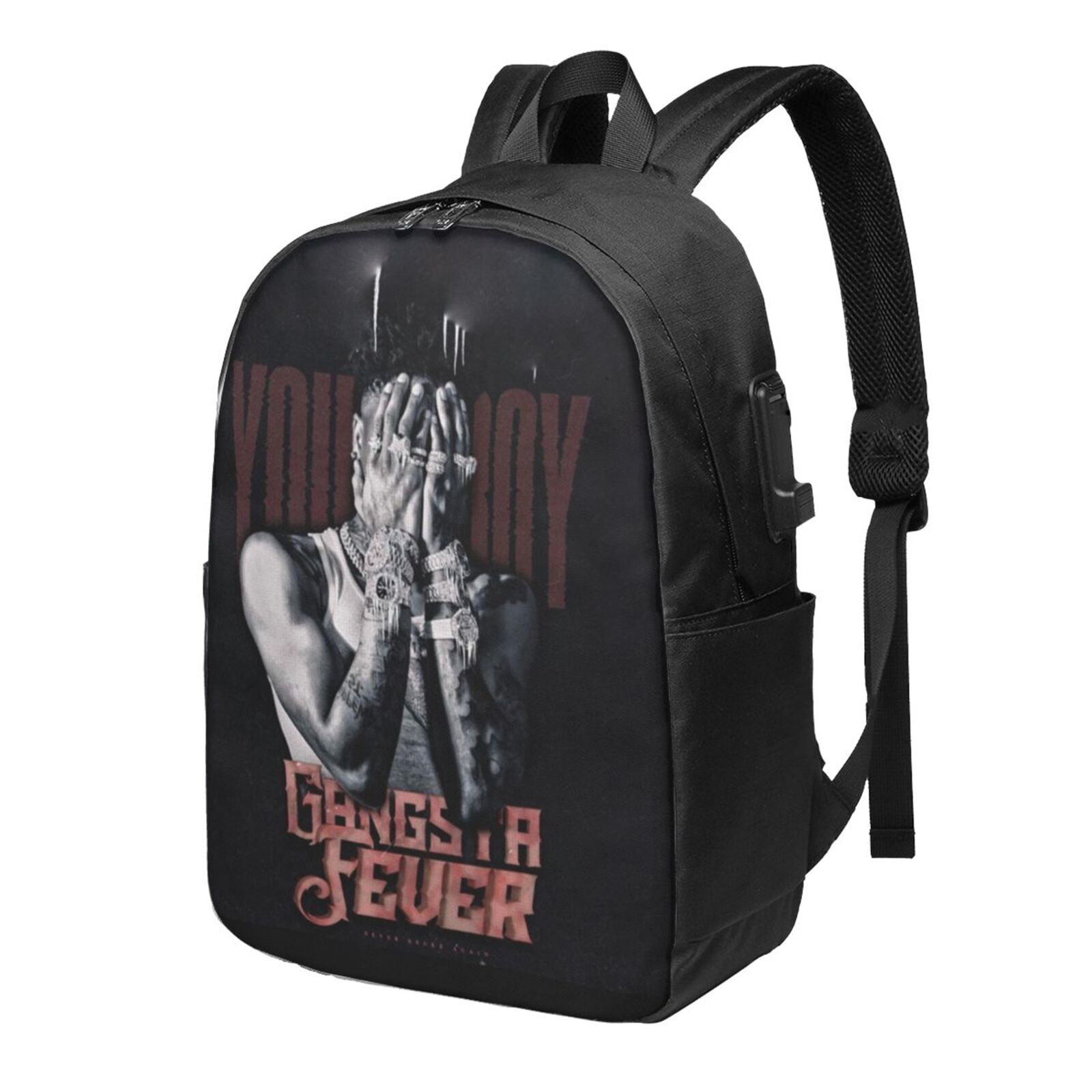 Youngboy Never Broke Again Backpack for Men Women Teen , Water Resistant Casual Daypack Fits ...