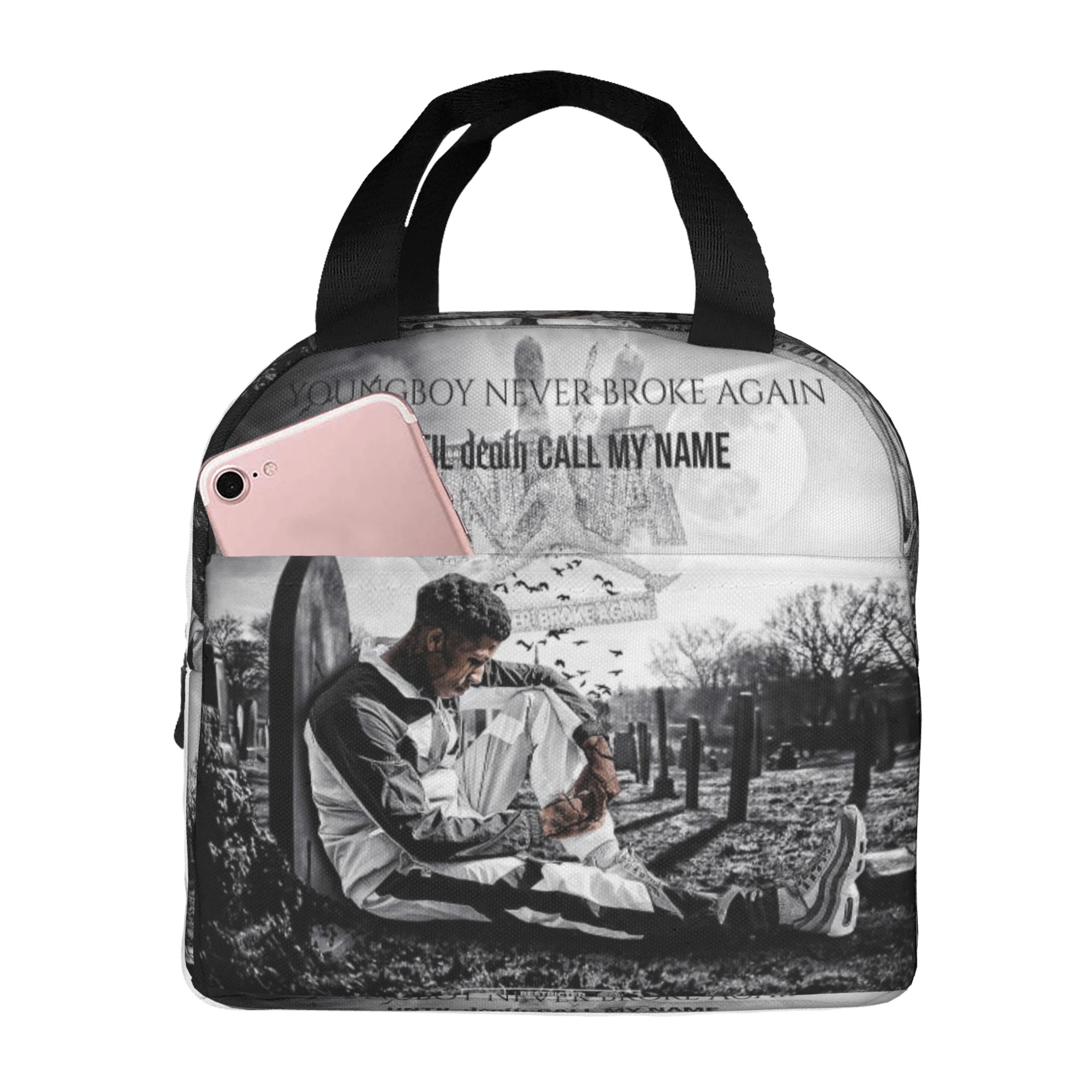 Youngboy Never Broke Again Lunch Bag Lunch Bag Tote Bag Insulated Lunch ...
