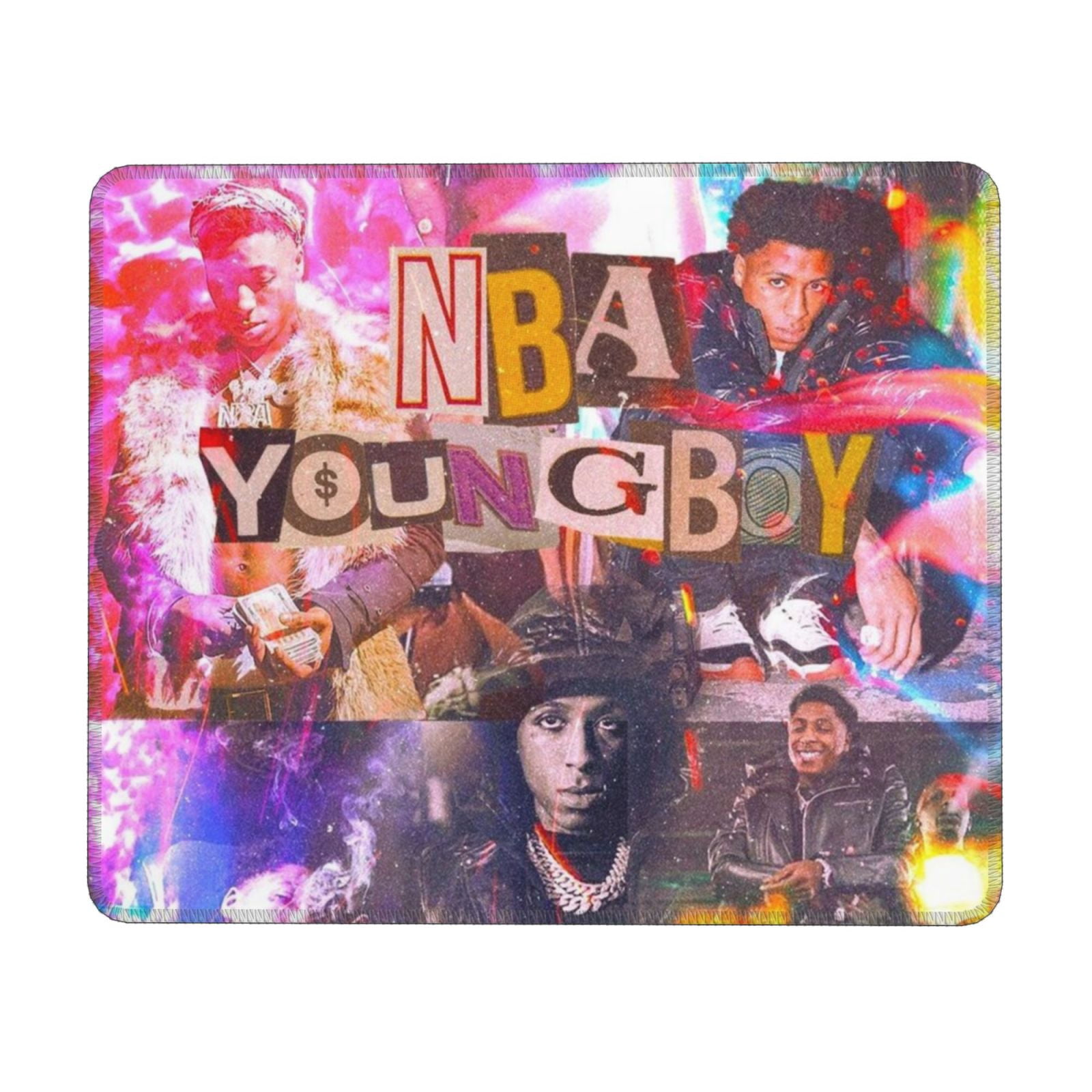 Youngboy Never Broke Again Mouse Pad,Small Gaming Mousepad,Non-Slip Rubber Base And Stitched ...