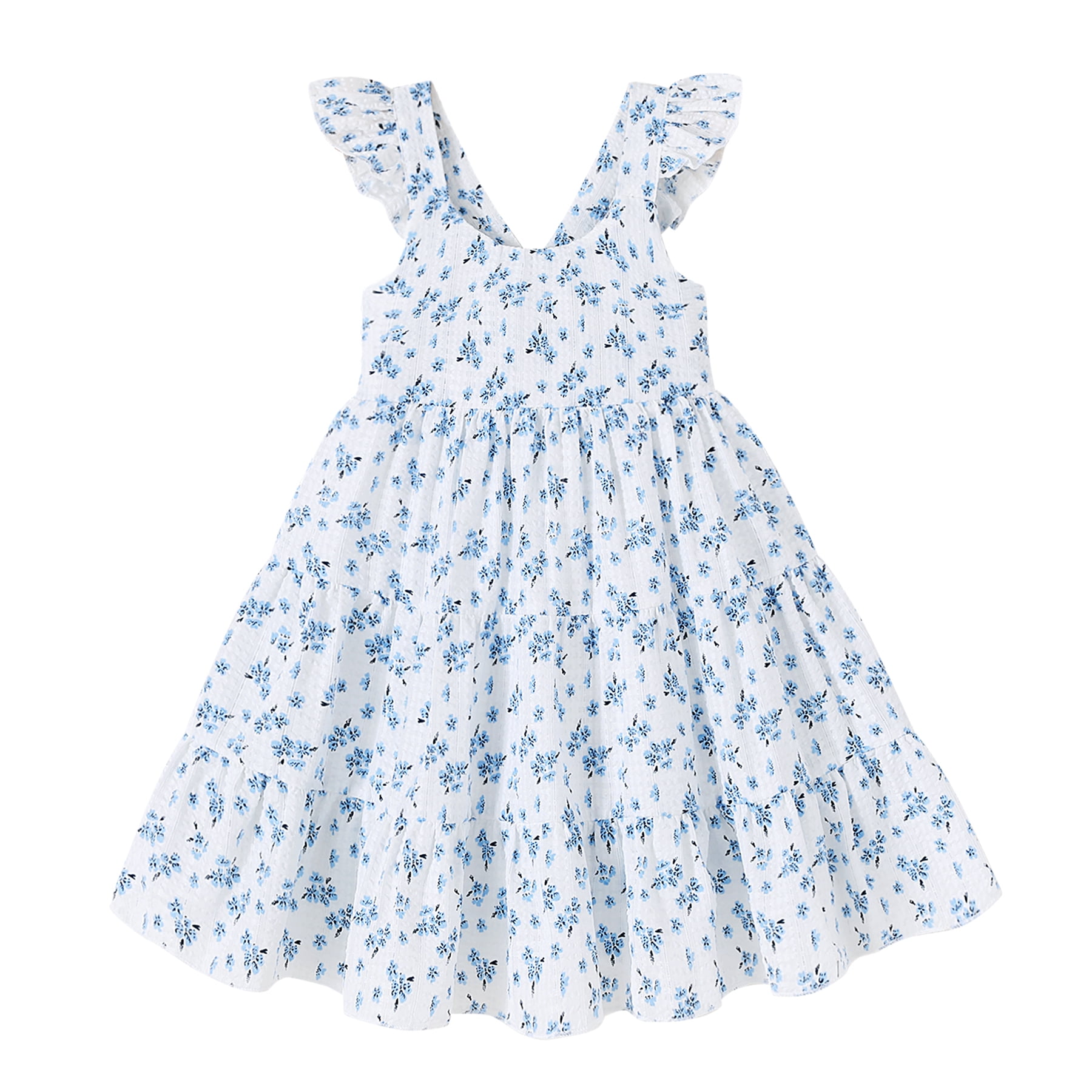 Younger Tree Baby Toddler Girls Dress Kid Summer Sleeveless Princess ...