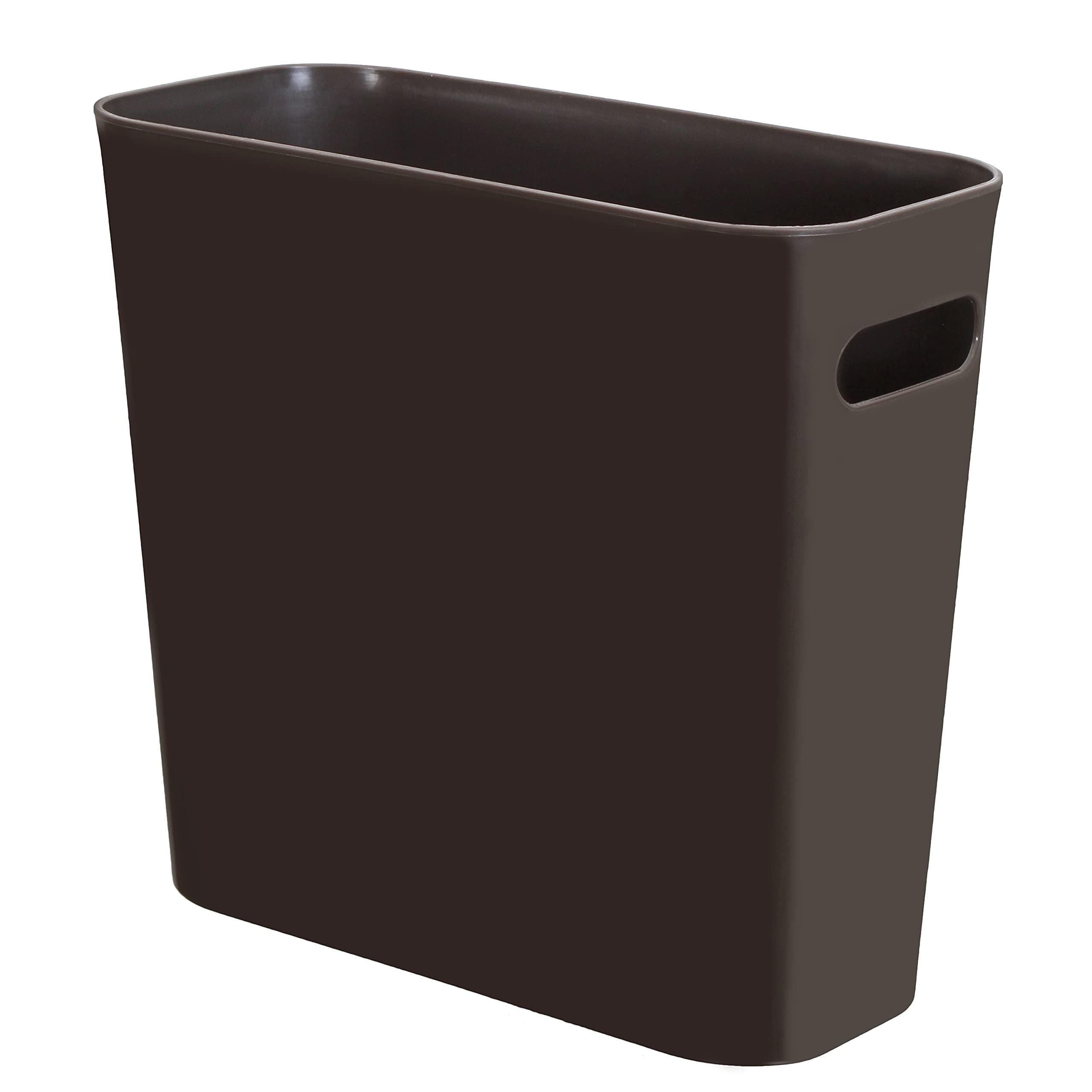 Youngever 1.5 Gallon Slim Trash Can, Plastic Garbage Container Bin ...