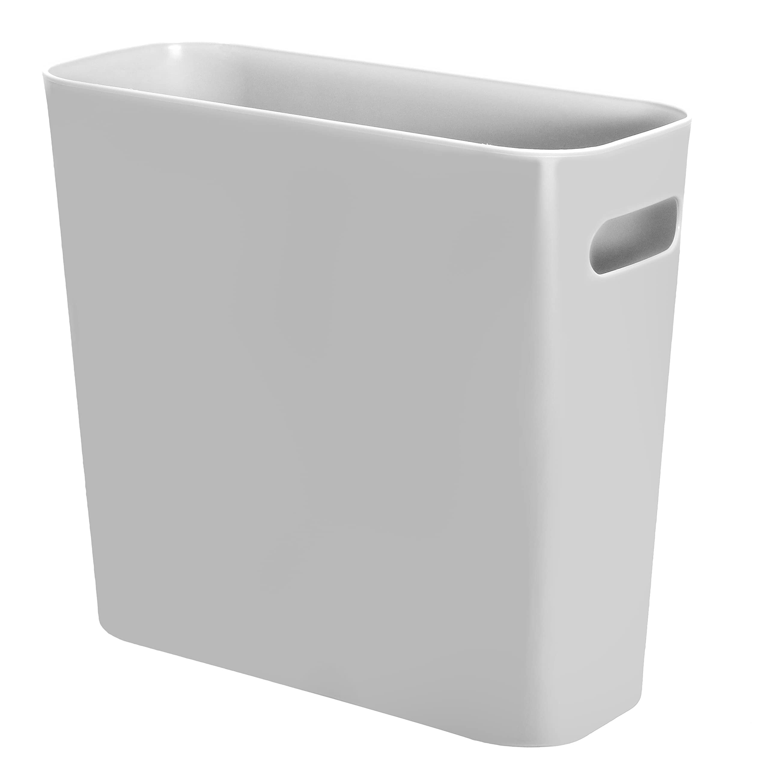 Youngever 1.5 Gallon Slim Trash Can, Plastic Garbage Container Bin ...