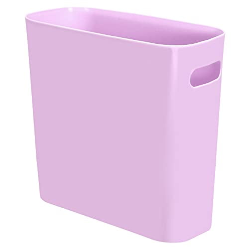 Youngever 1.5 Gallon Slim Trash Can, Plastic Garbage Container Bin ...
