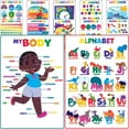Youngever 12 Pack Laminated Educational Preschool Posters for Toddlers ...