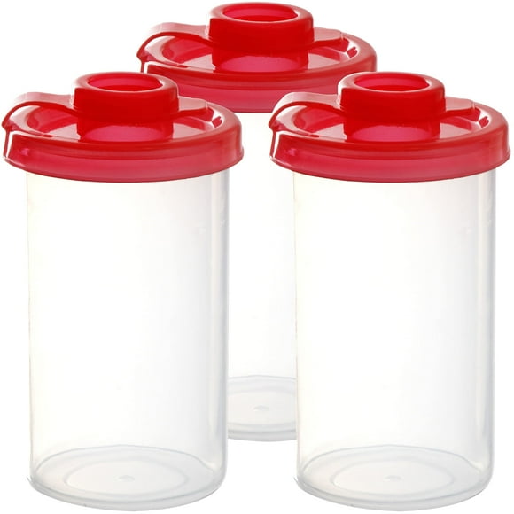 Plastic Spice Jars Shaker Lids