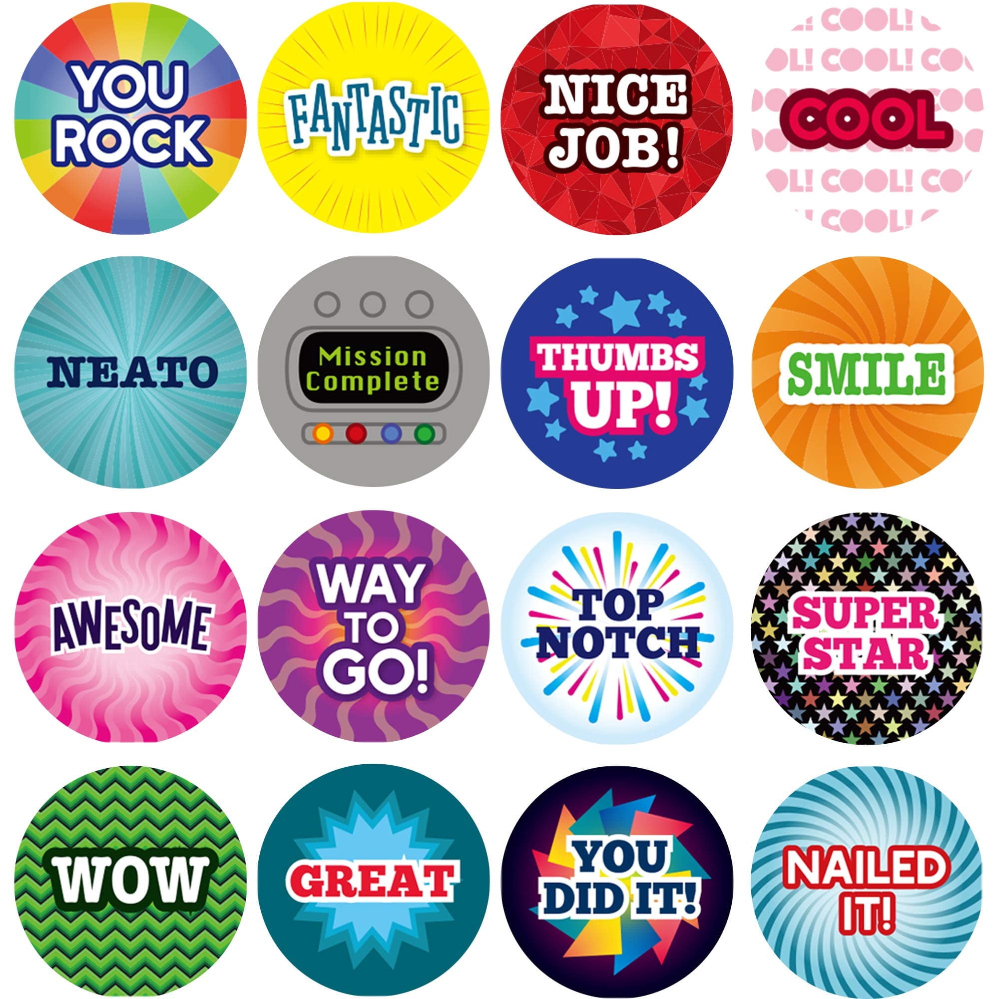 Youngever 3060 Motivational Stickers, Inspiring Planner Stickers ...