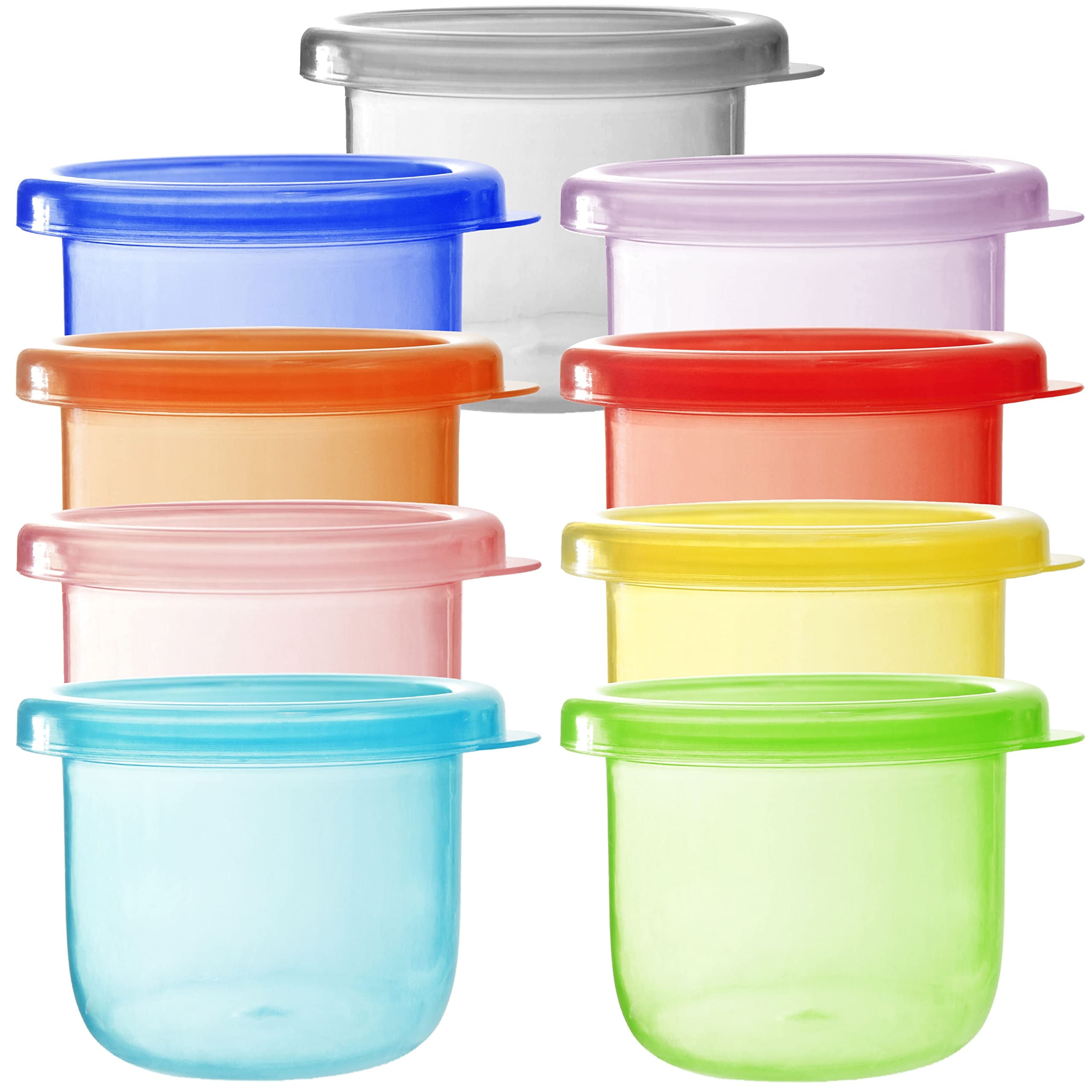 Youngever 9 Pack Snack Containers, Meal Prep Containers, Sauce ...