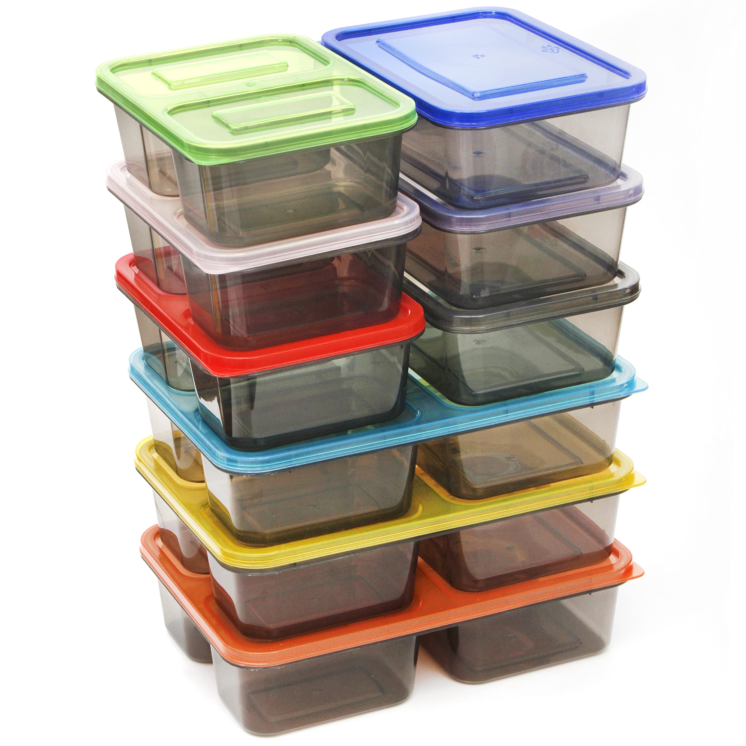 Youngever 9 Sets Bento Lunch Box, Meal Prep Containers, Reusable ...