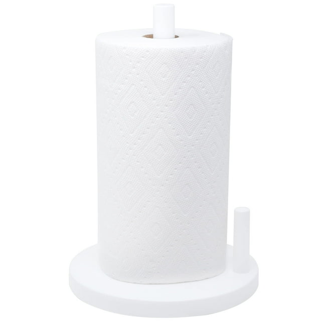 Youngever Plastic Paper Towel Holder, Upright Towel Holder Stand for ...