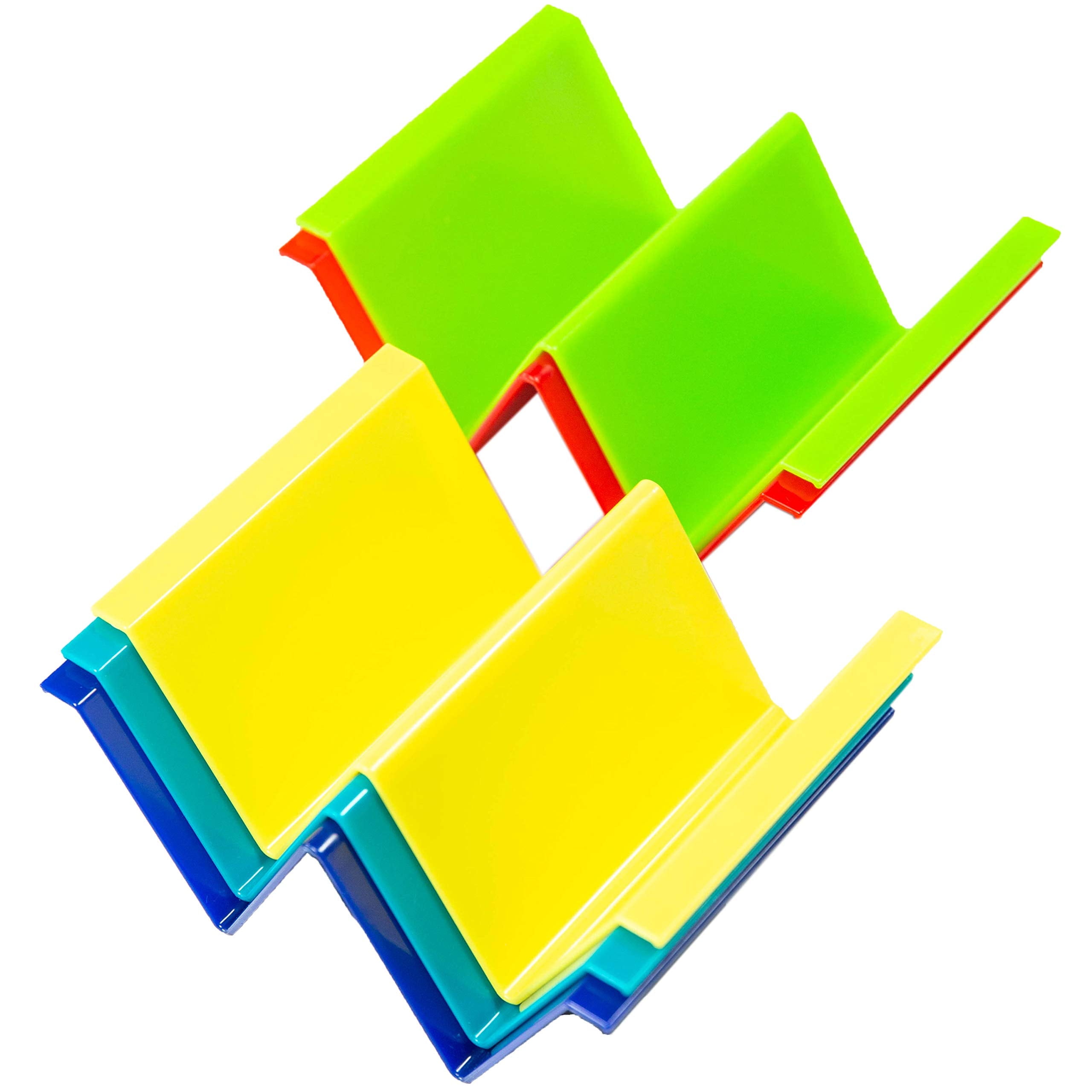 Youngever Taco Holder Stand Set of 5, Large Regular Size, Taco Plate ...