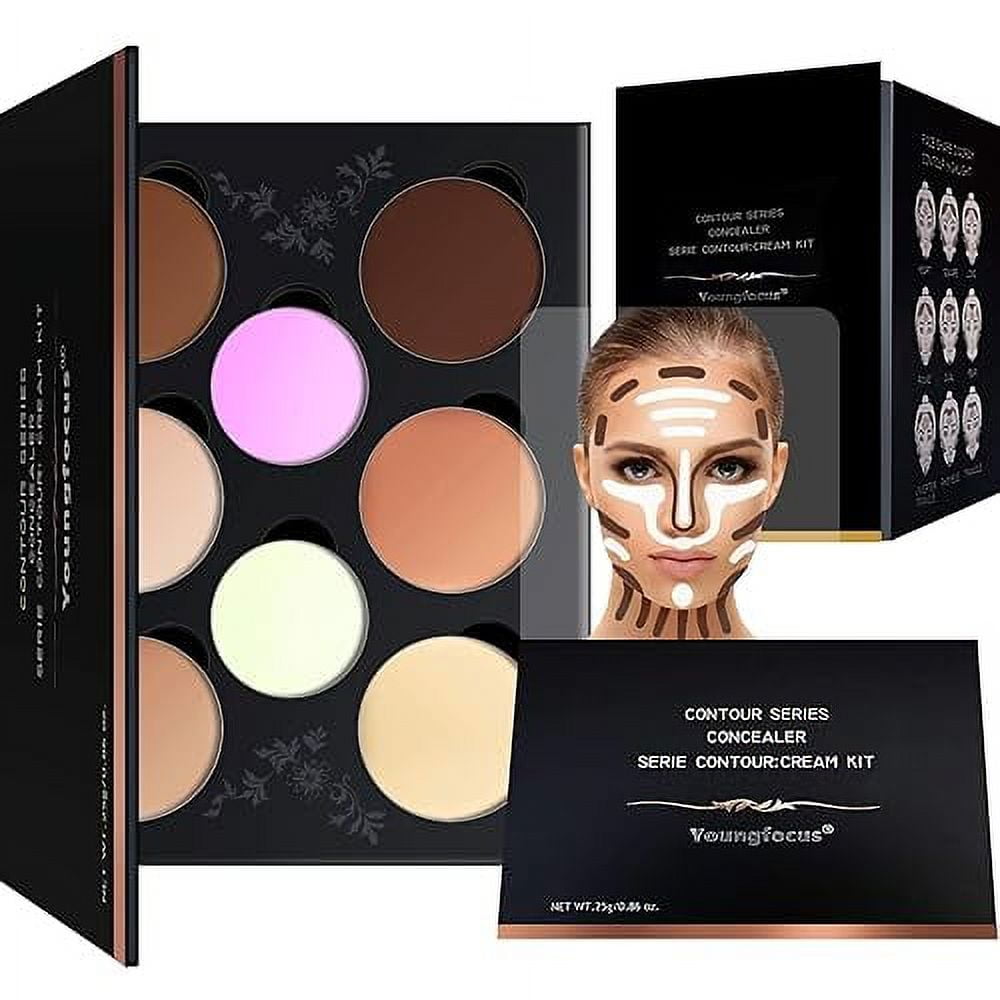 Youngfocus Cosmetics Cream Contour Best 8 Colors and Highlighting ...