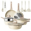 Brooklyn Steel Co. Venus Nonstick Aluminum 16-Pc. Cookware Set - Navy ...