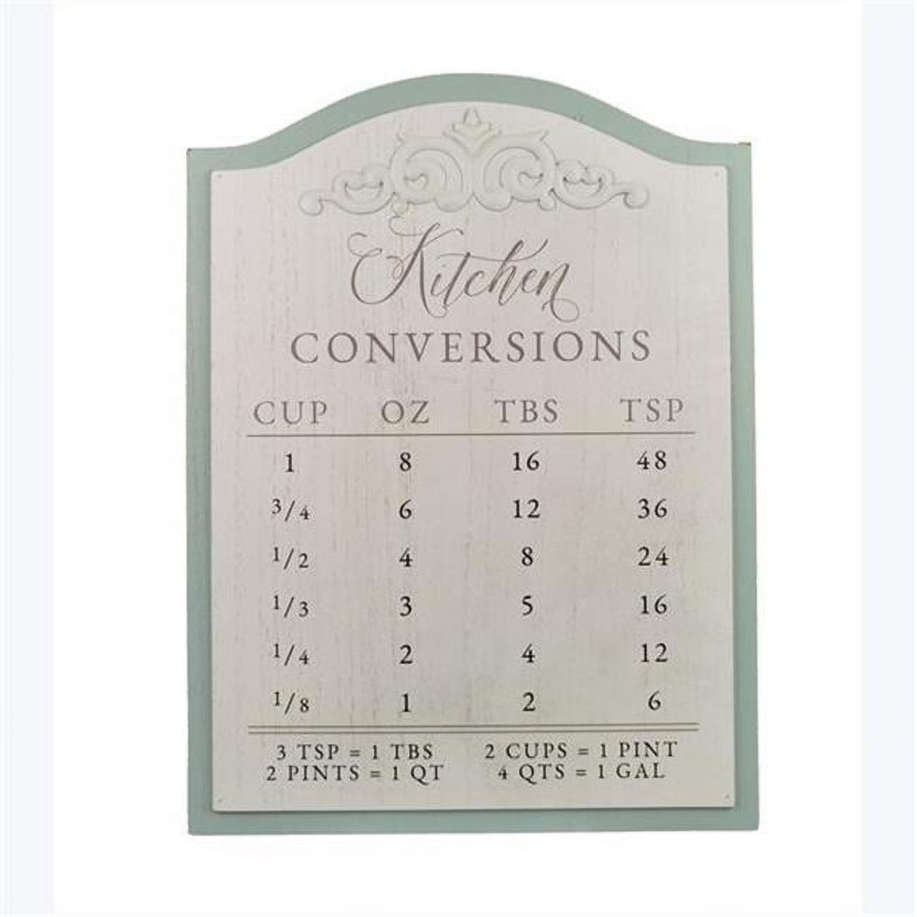 Youngs 10788 Wood Kitchen Conversion Wall Sign - Walmart.com