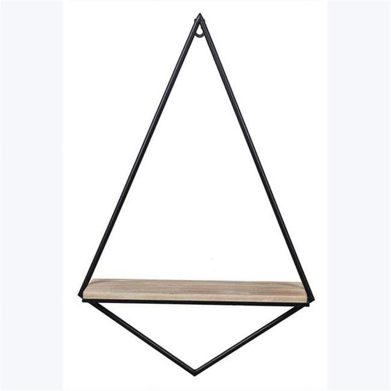 Youngs 11071 Metal Frame with Wood Wall Shelf - Walmart.com