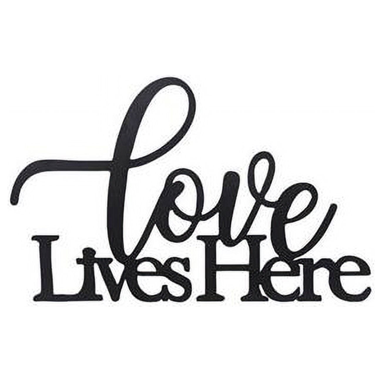 Youngs 12265 Metal Word Cutout Love Wall Sign - Walmart.com